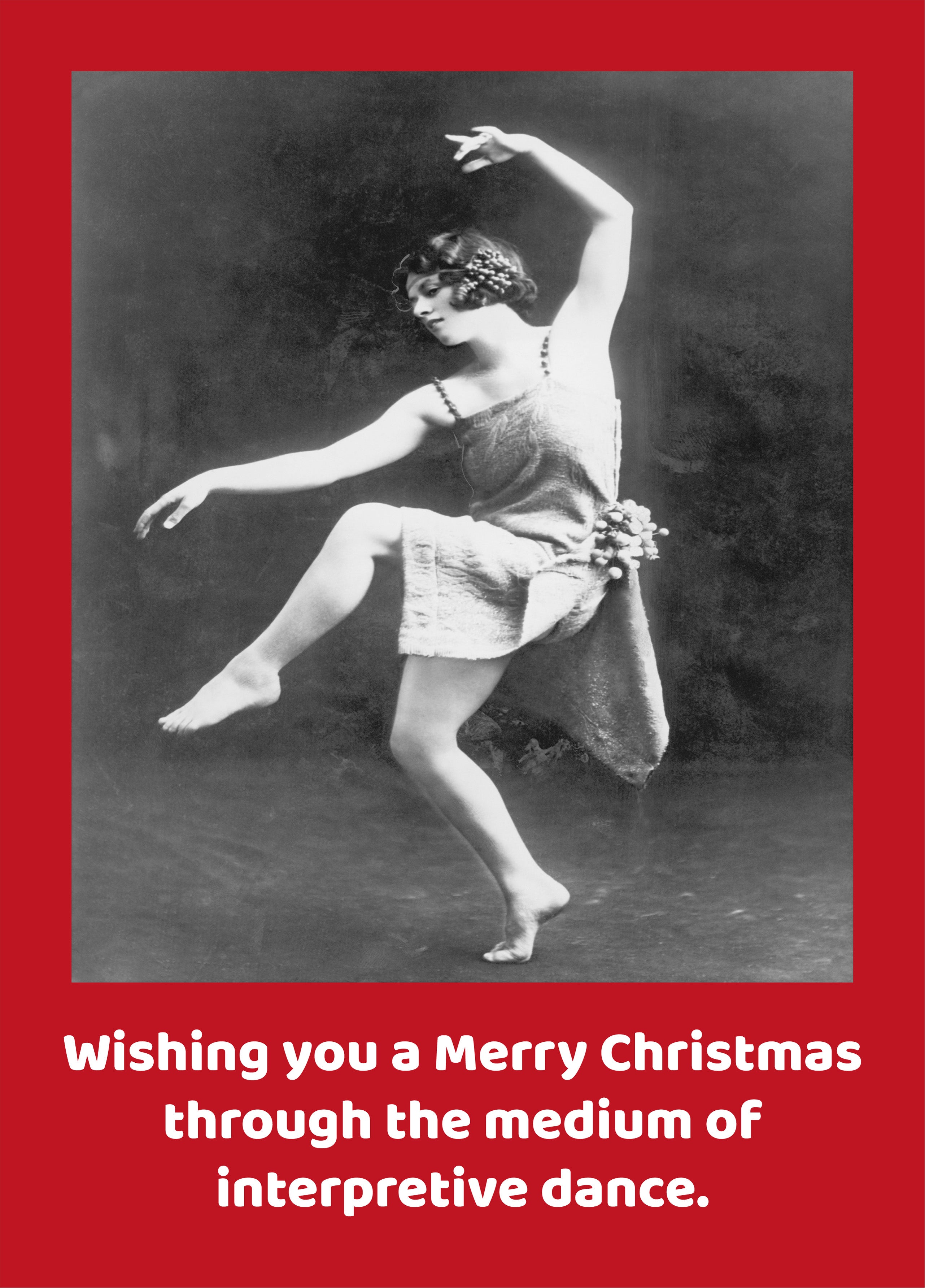 Christmas Interpretive Dance Card – Scribbler Cards & Gifts
