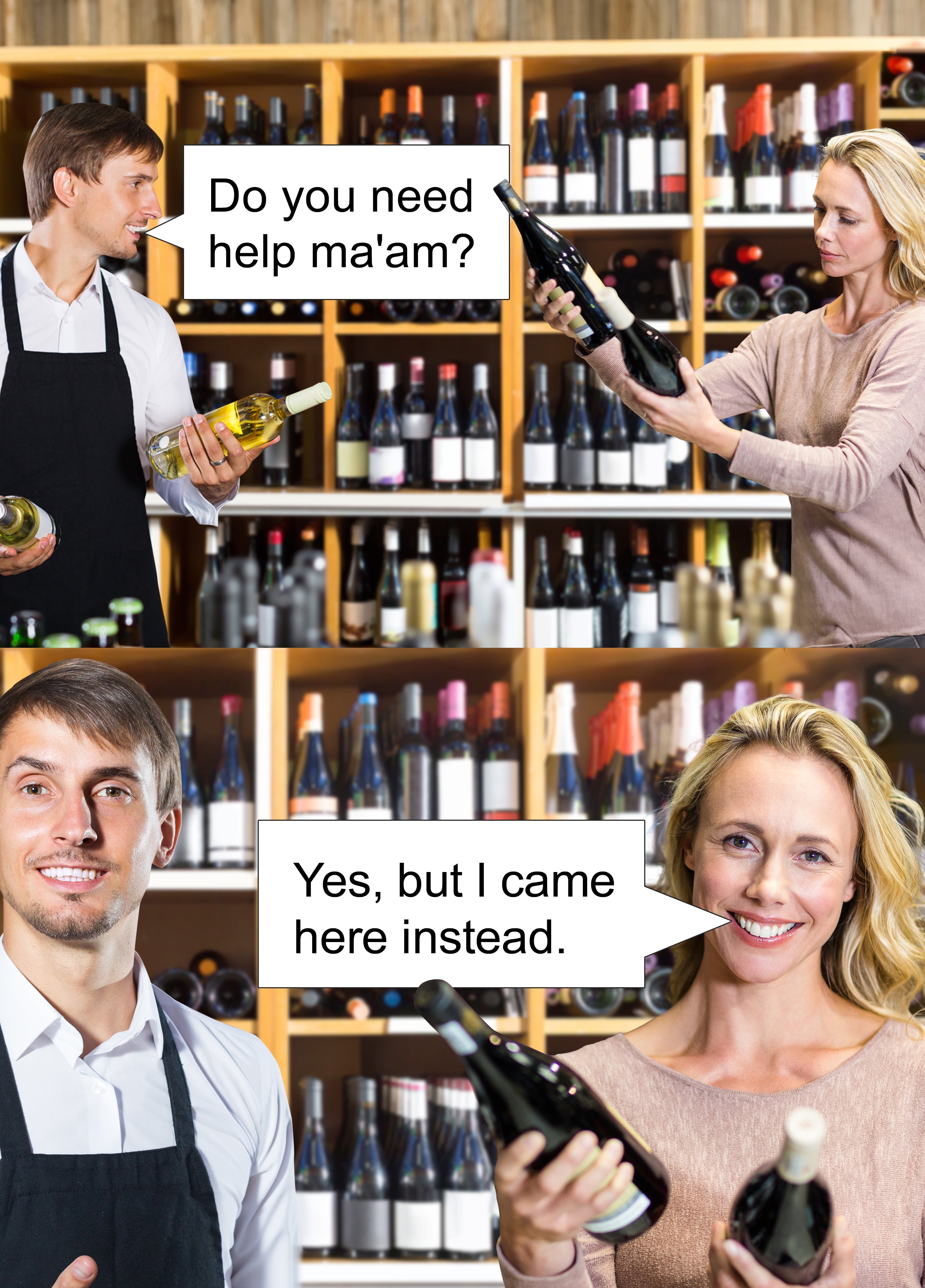 Do You Need Help Ma'am? Card – Scribbler Cards & Gifts