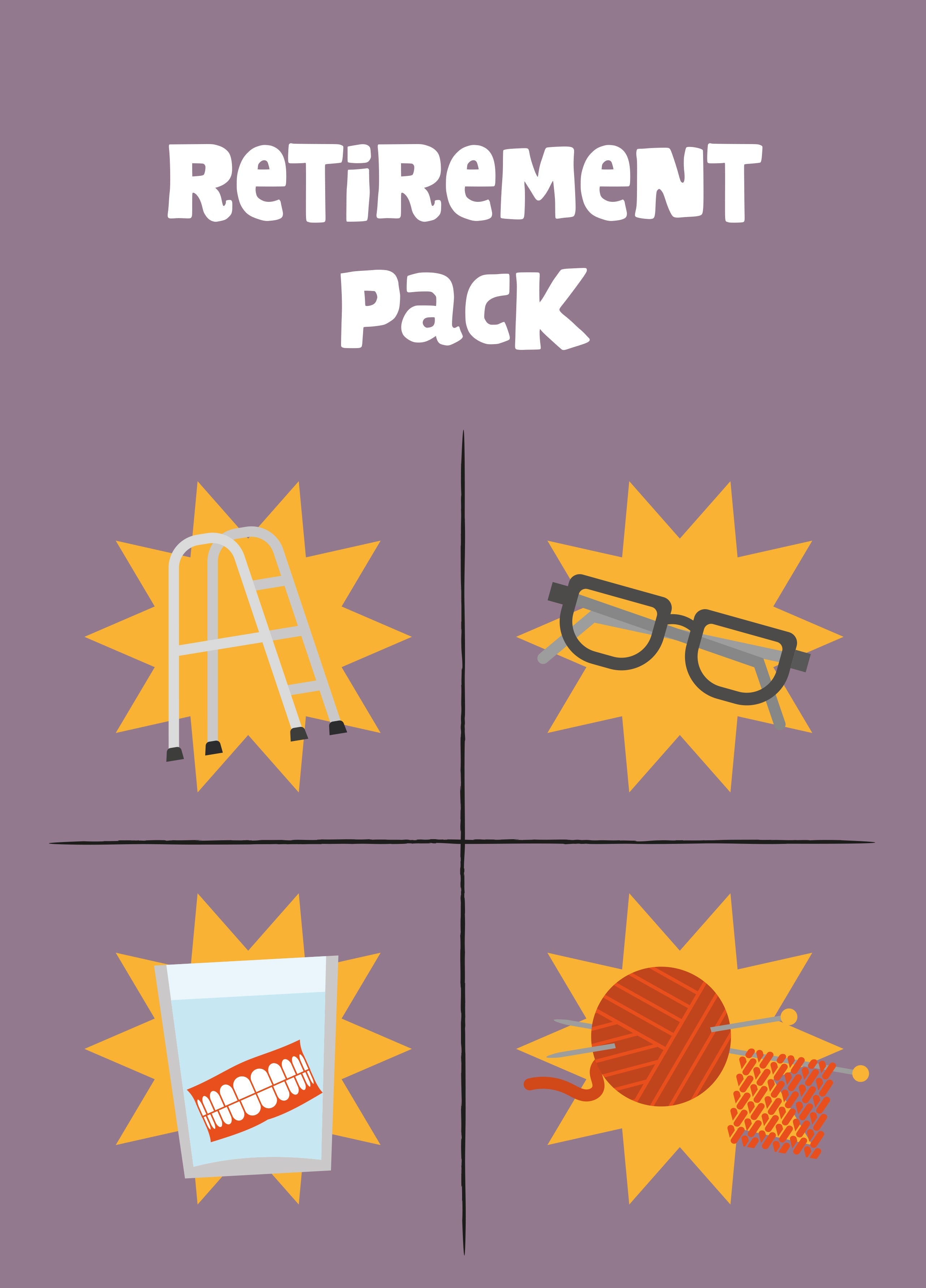 Retirement Pack Card – Scribbler Cards & Gifts
