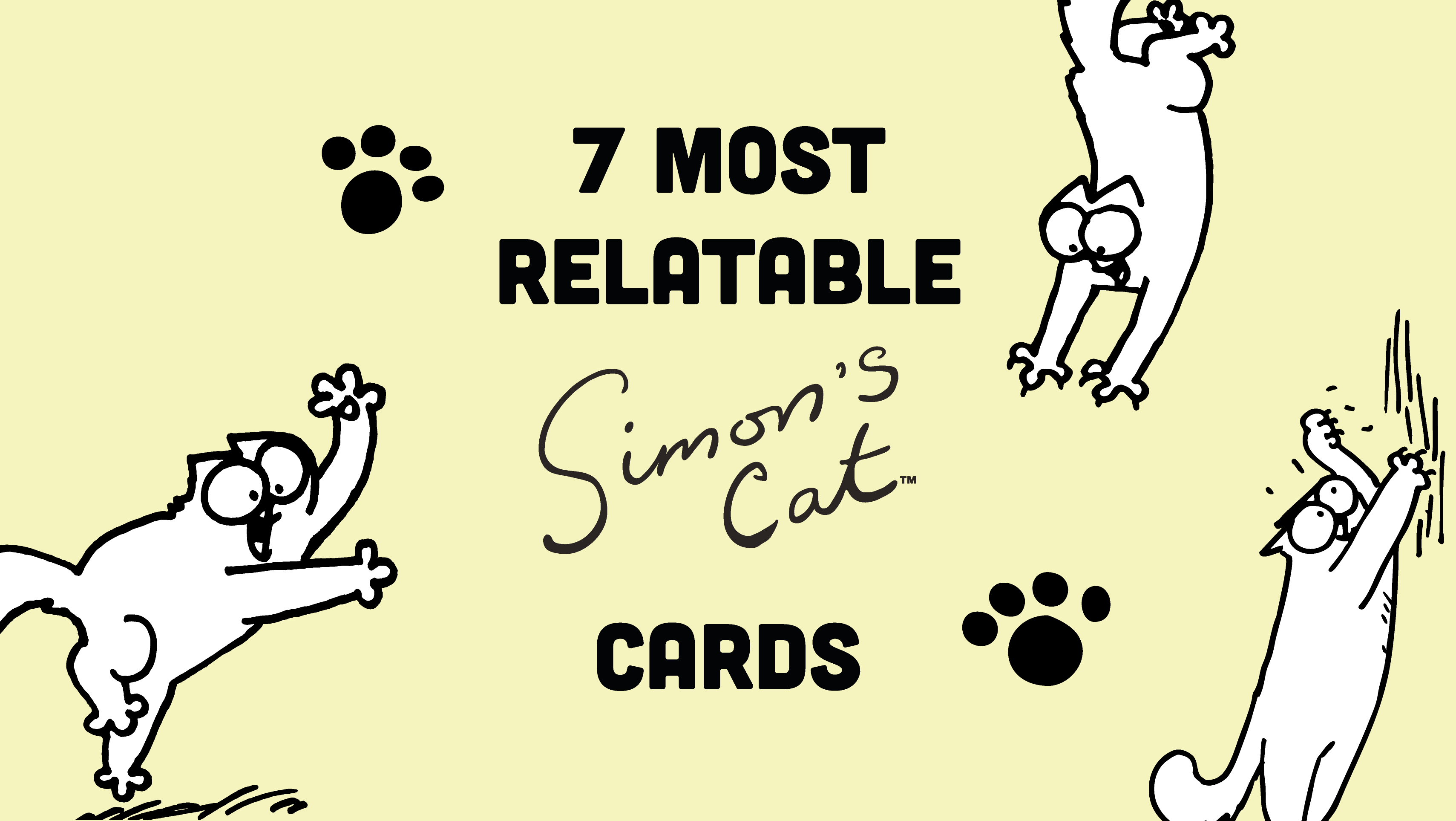 Top 7 most relatable Simon's Cat cards – Scribbler Cards & Gifts