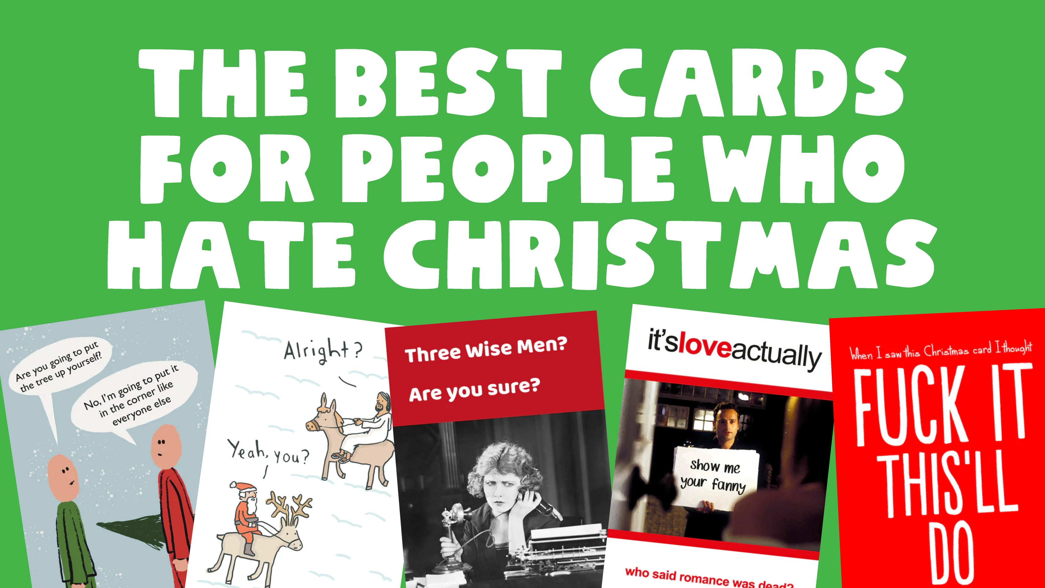 Merry Christmas Ya Filthy Animal: The Best Cards for People Who Hate C ...