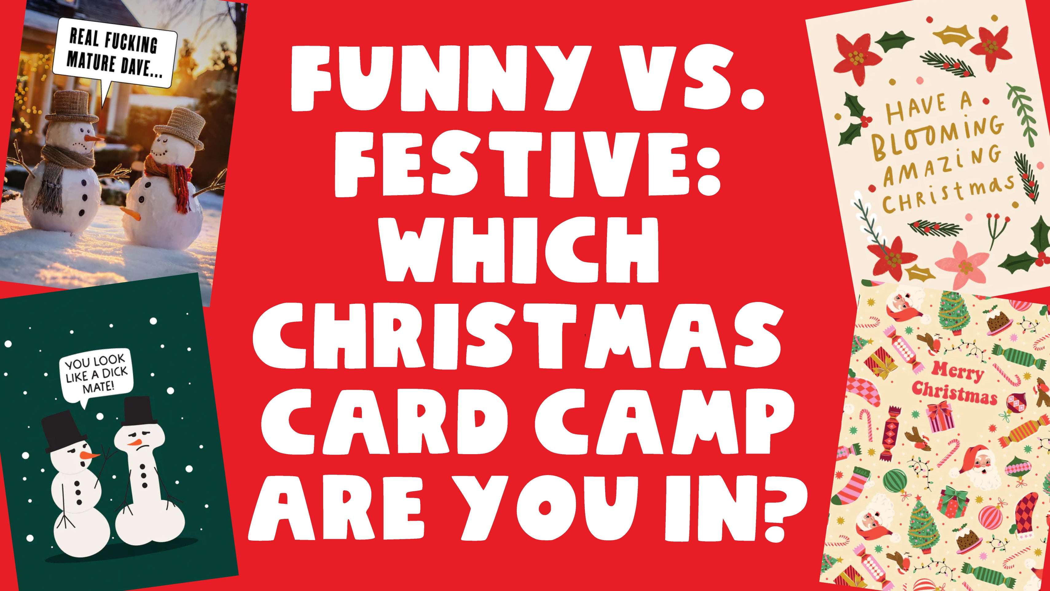 Funny vs. Festive: Which Christmas Card Camp Are You In? – Scribbler ...