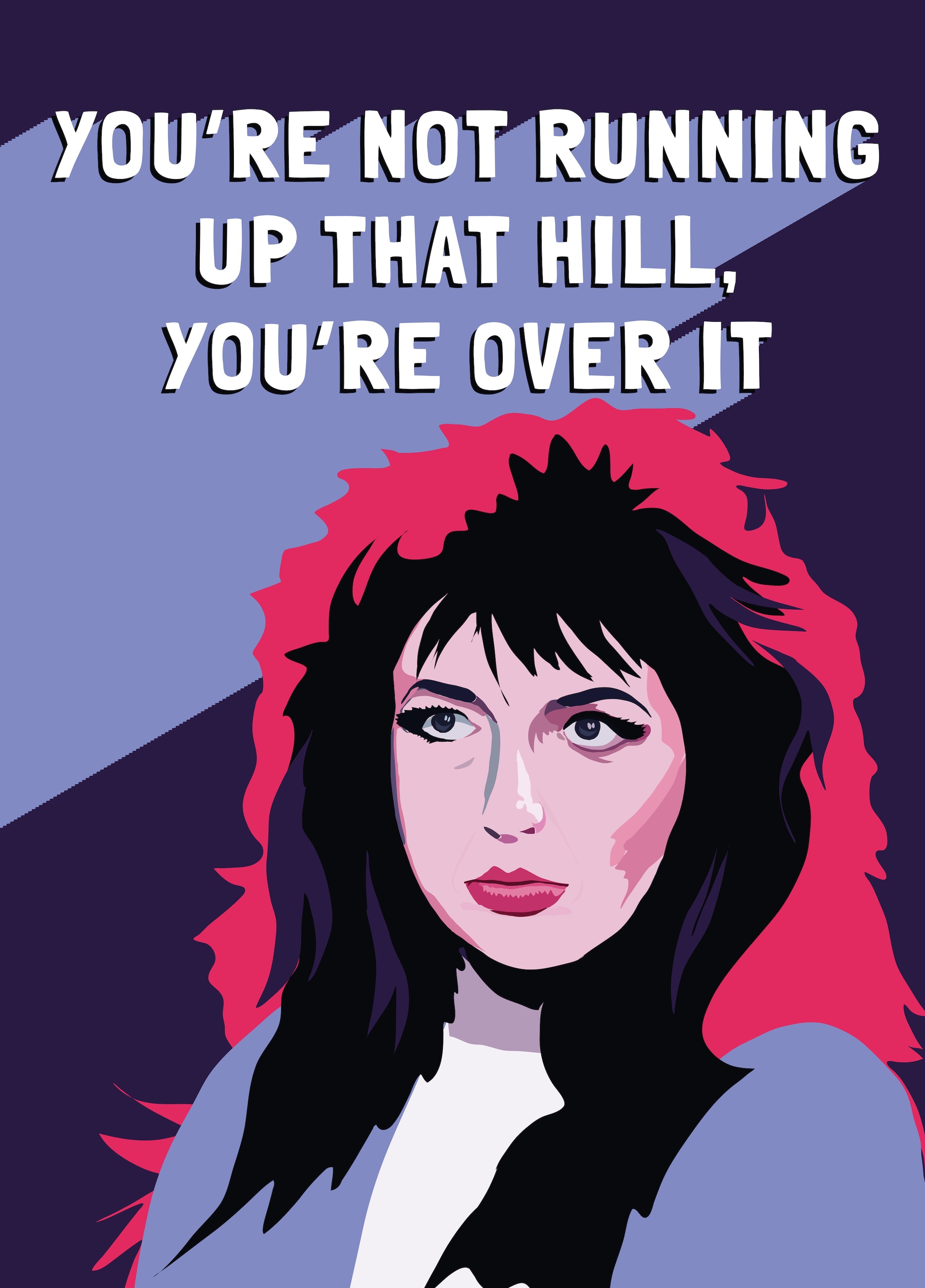 Kate Bush Running Up That Hill Birthday Card – Scribbler Cards & Gifts