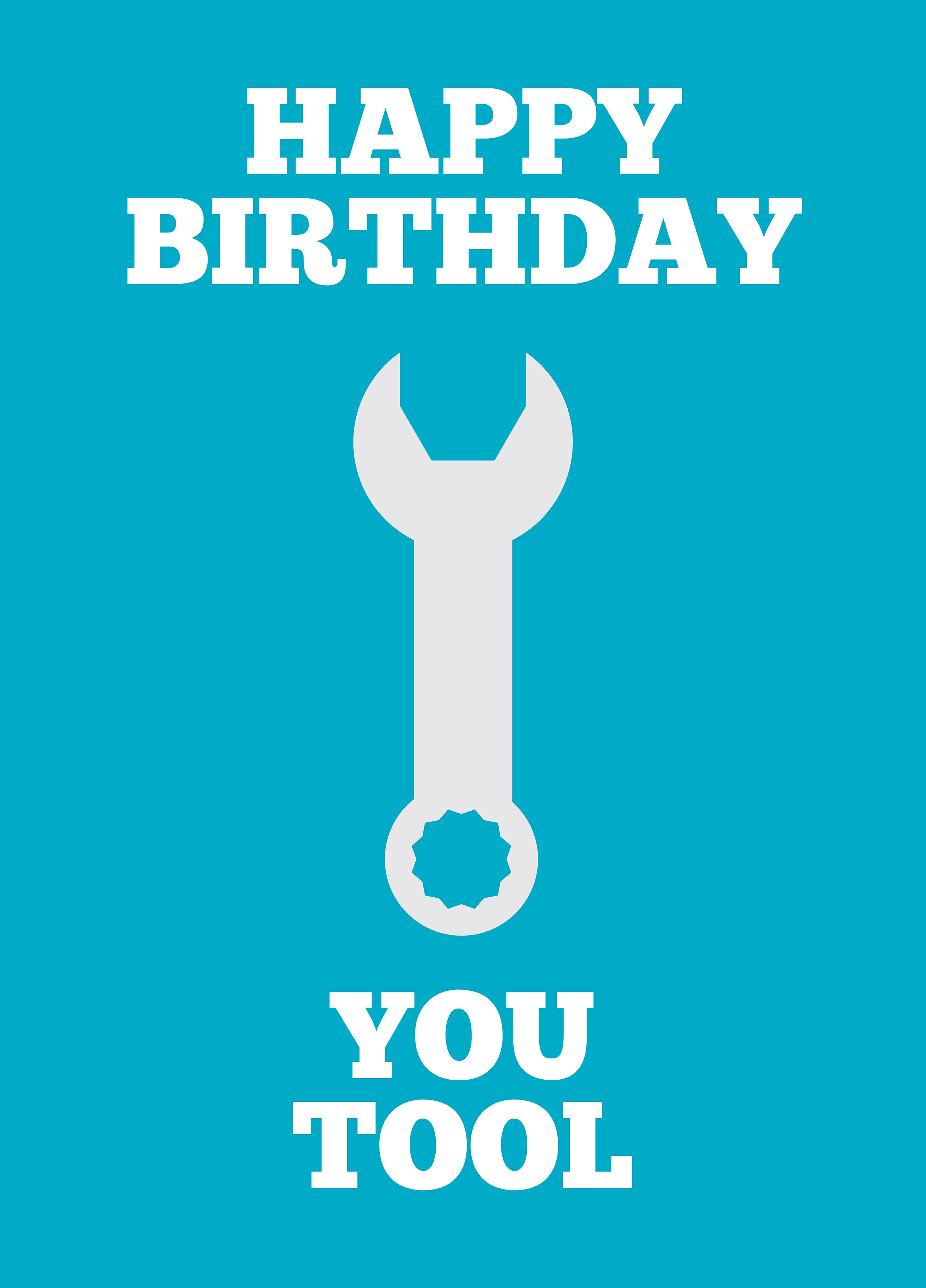 Industrial Happy Birthday Toolbox Themed Cake Topper For Happy