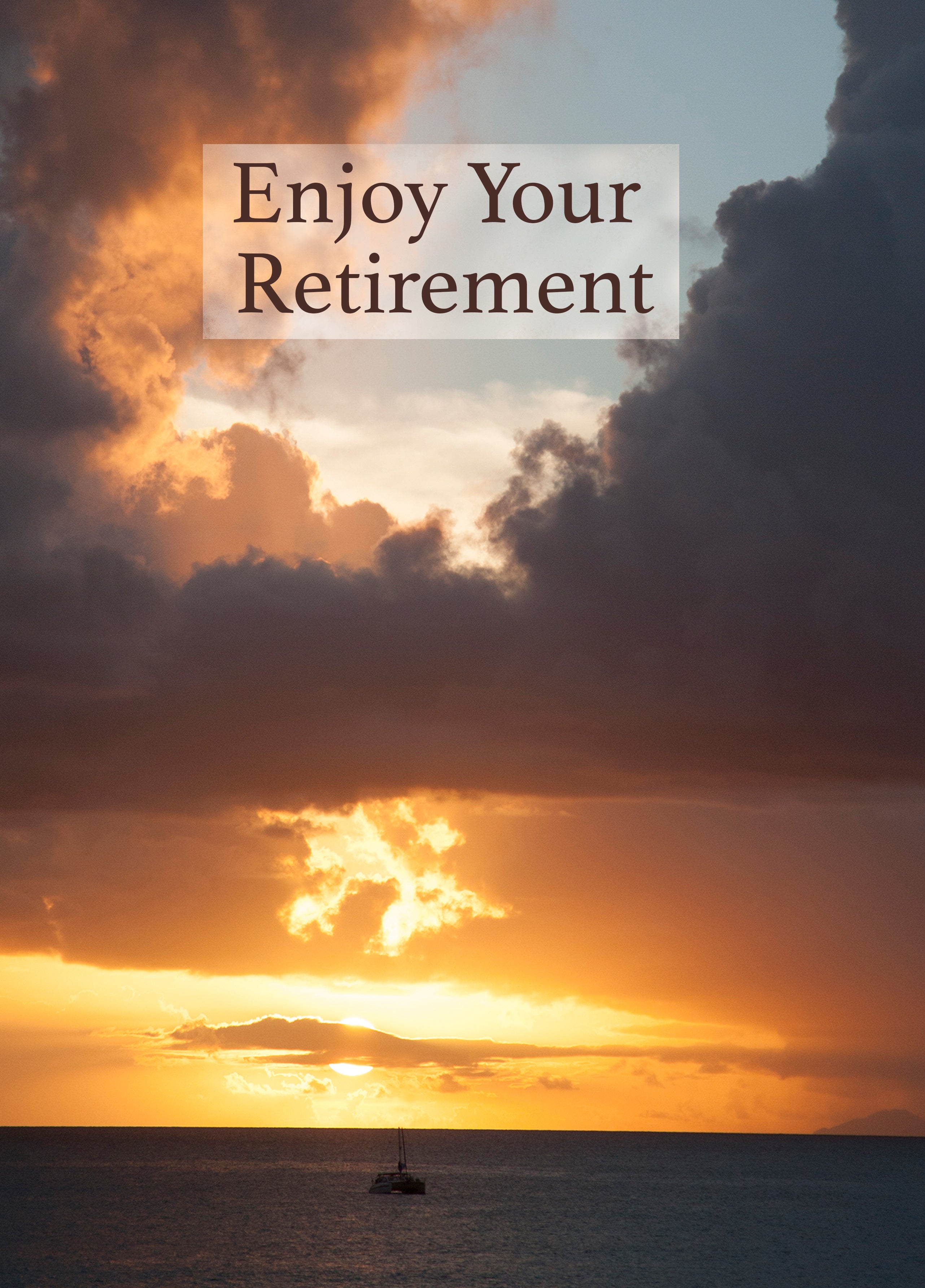Enjoy Your Retirement Card – Scribbler Cards & Gifts