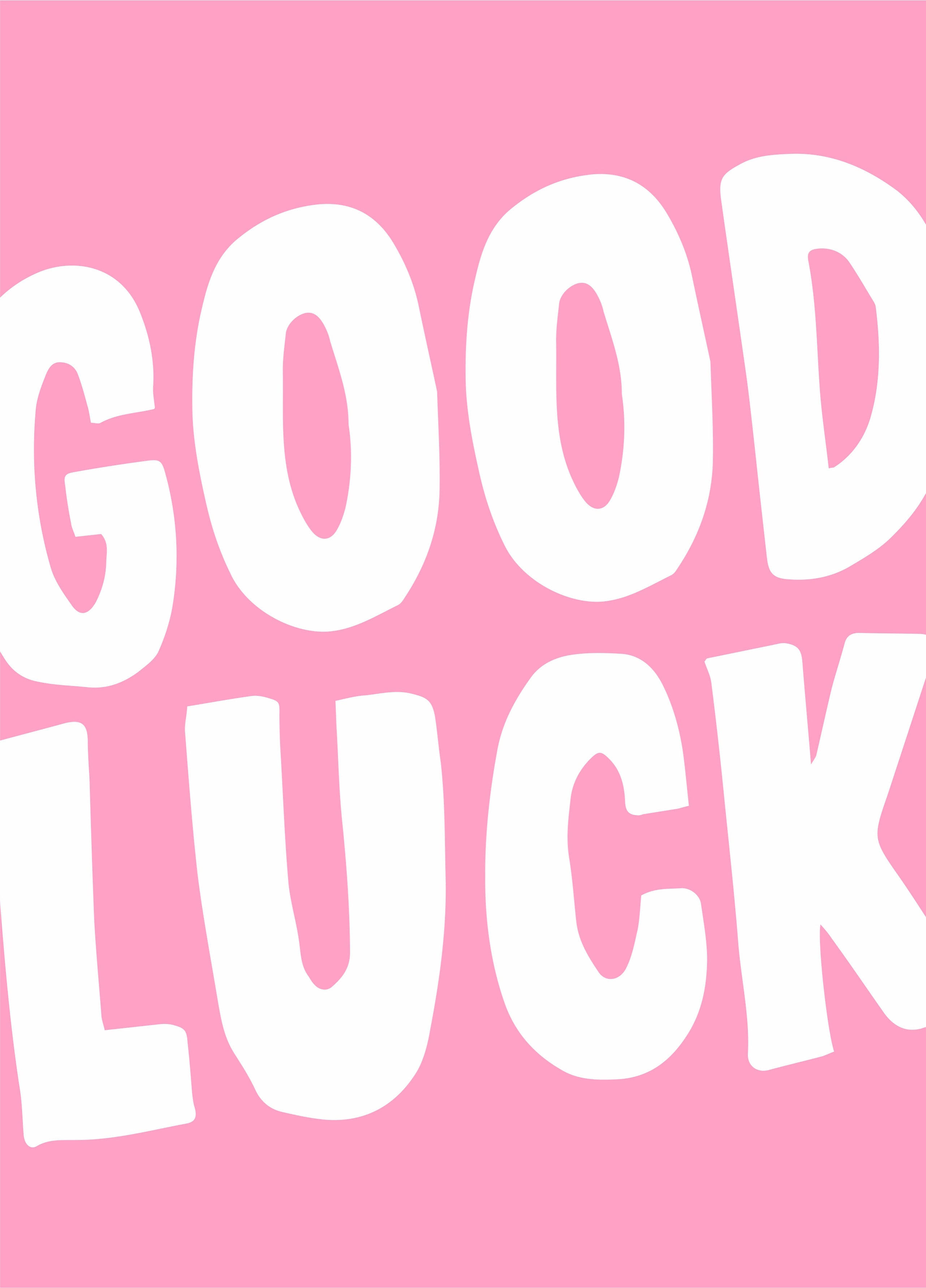 Good Luck Type Card – Scribbler Cards & Gifts