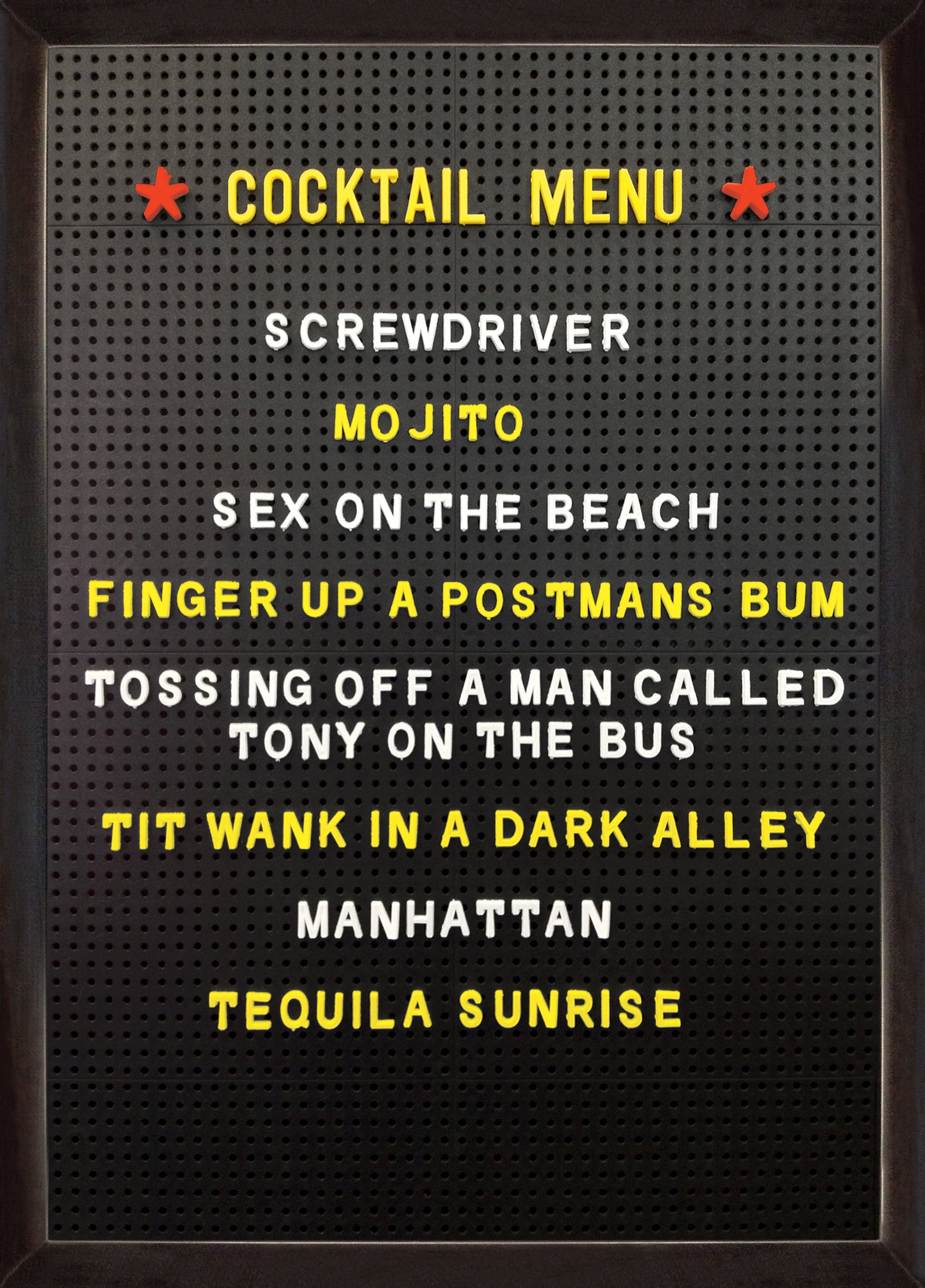 Cocktail Menu Card – Scribbler Cards & Gifts