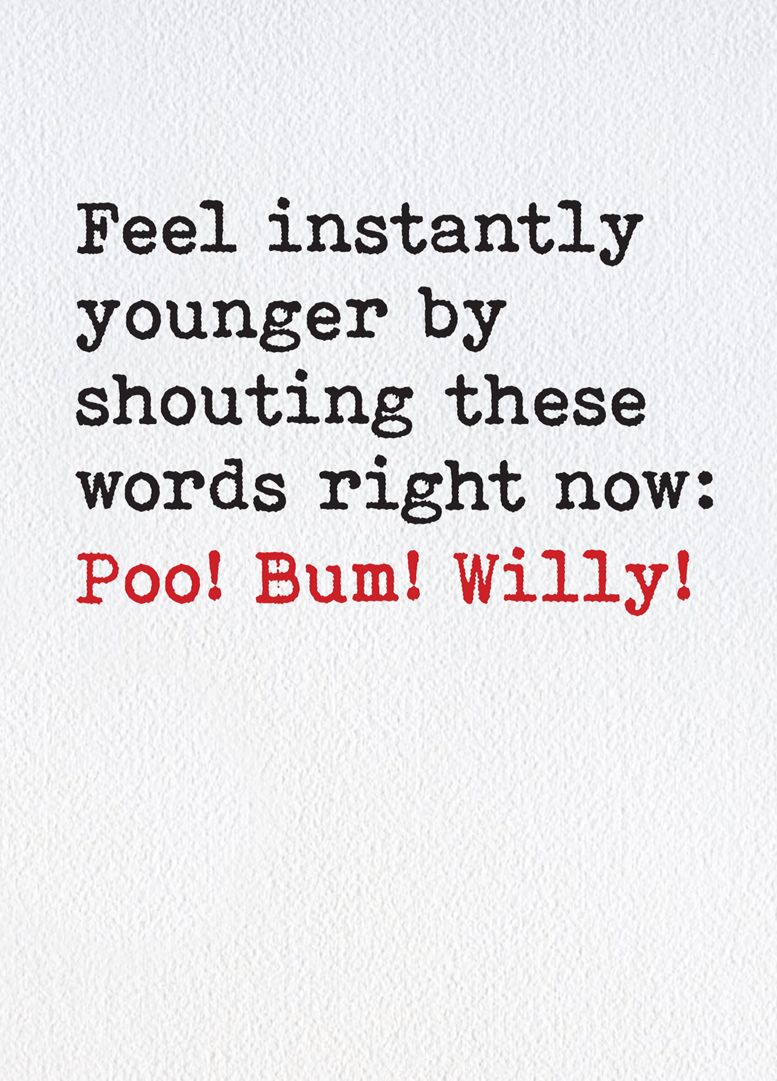 Poo Bum Willy Card – Scribbler Cards & Gifts