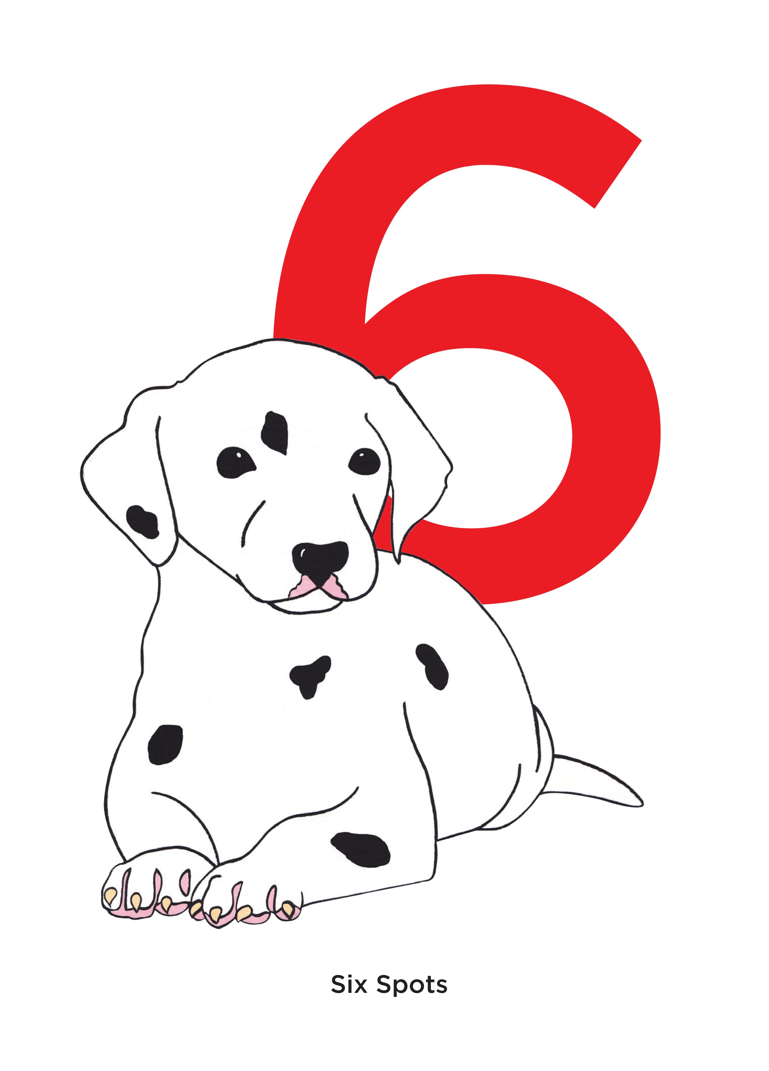 Six Spots Card – Scribbler Cards & Gifts