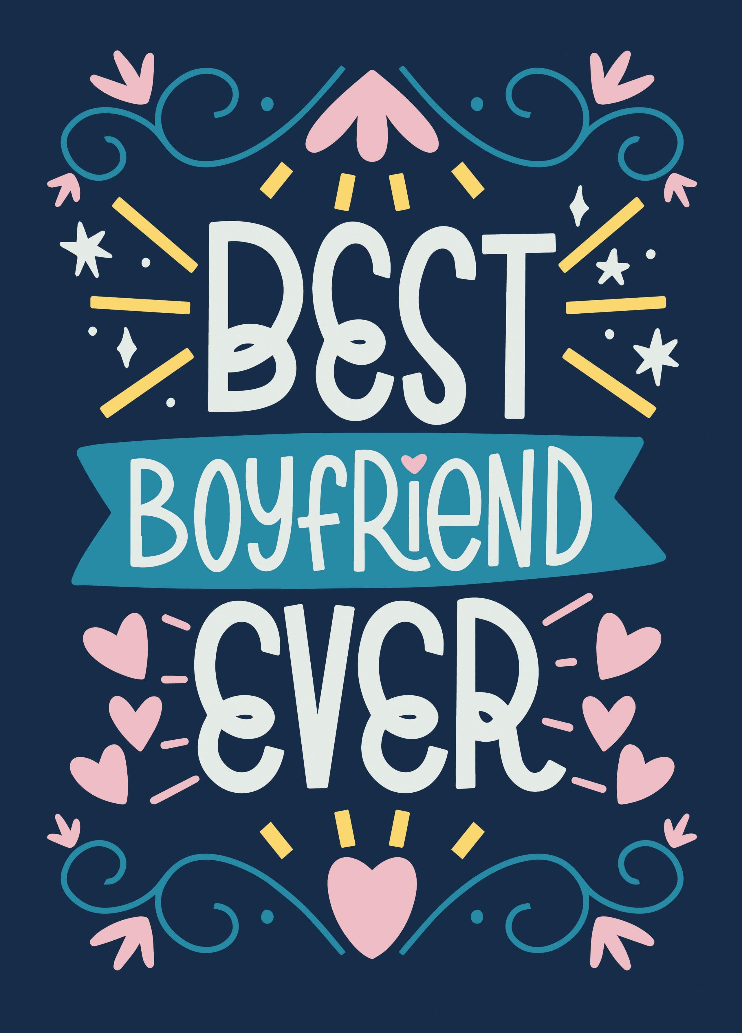 Best Boyfriend Cards My Best Friend & Boyfriend Birthday Card
