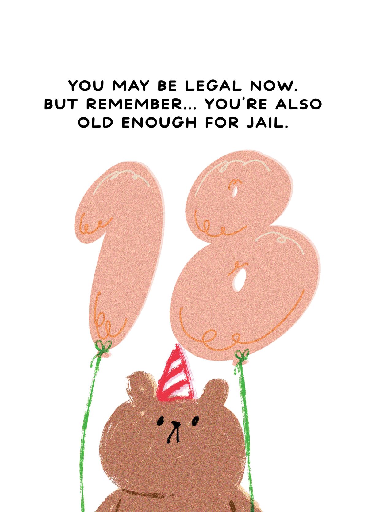 18 Jail Card – Scribbler Cards & Gifts