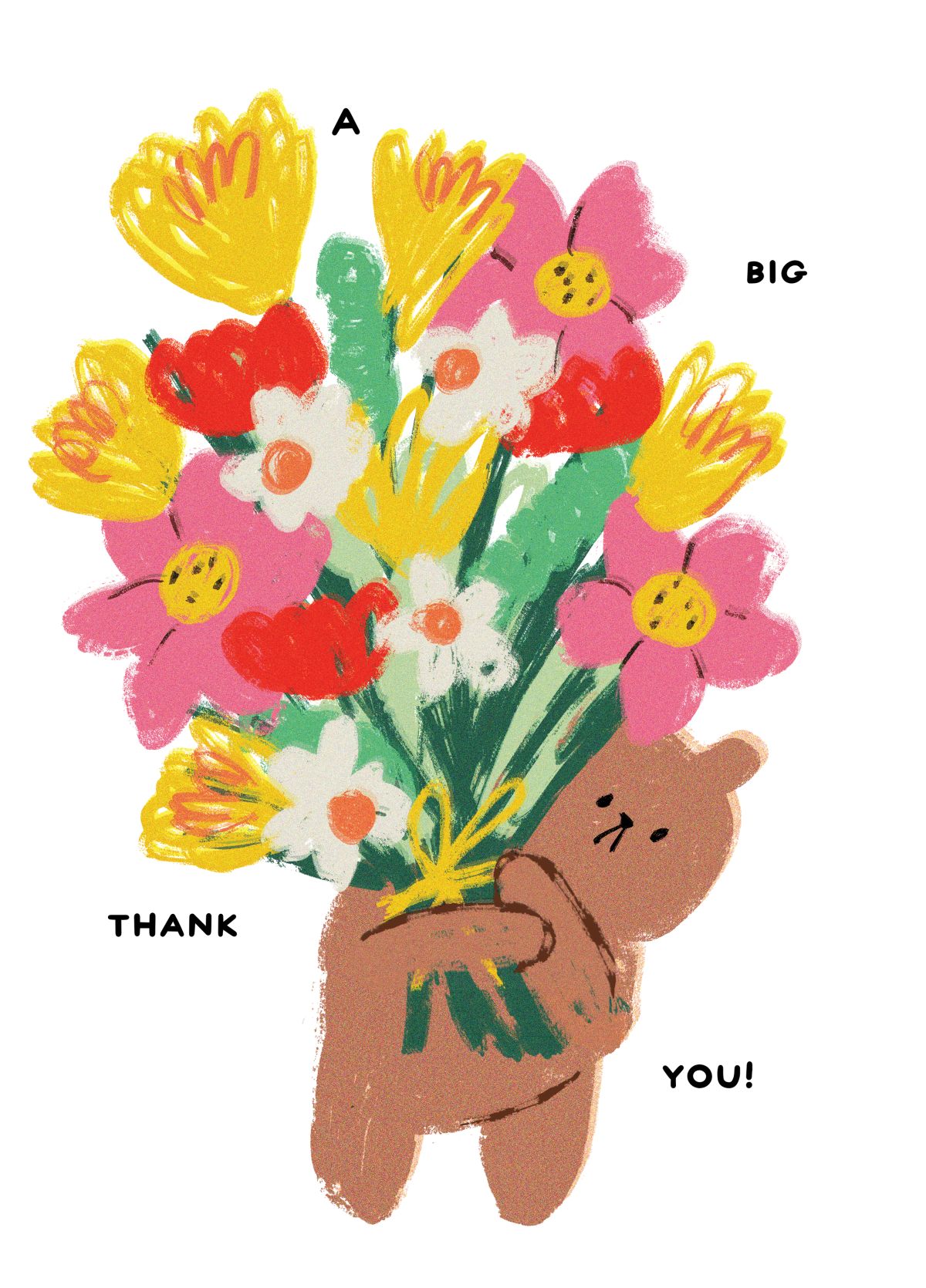 Big Thank You Card – Scribbler Cards & Gifts
