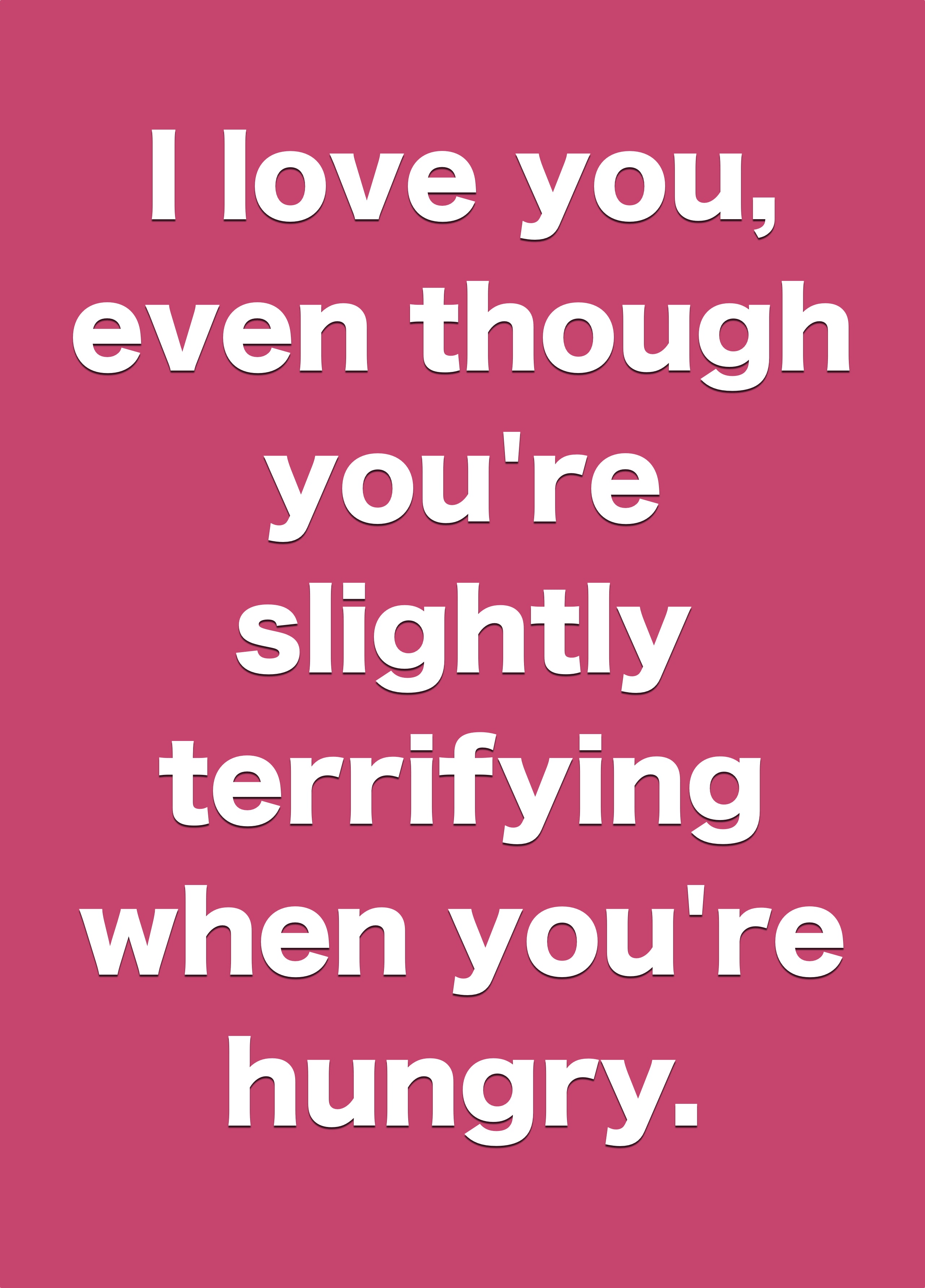 Terrifying When You're Hungry Card – Scribbler Cards & Gifts