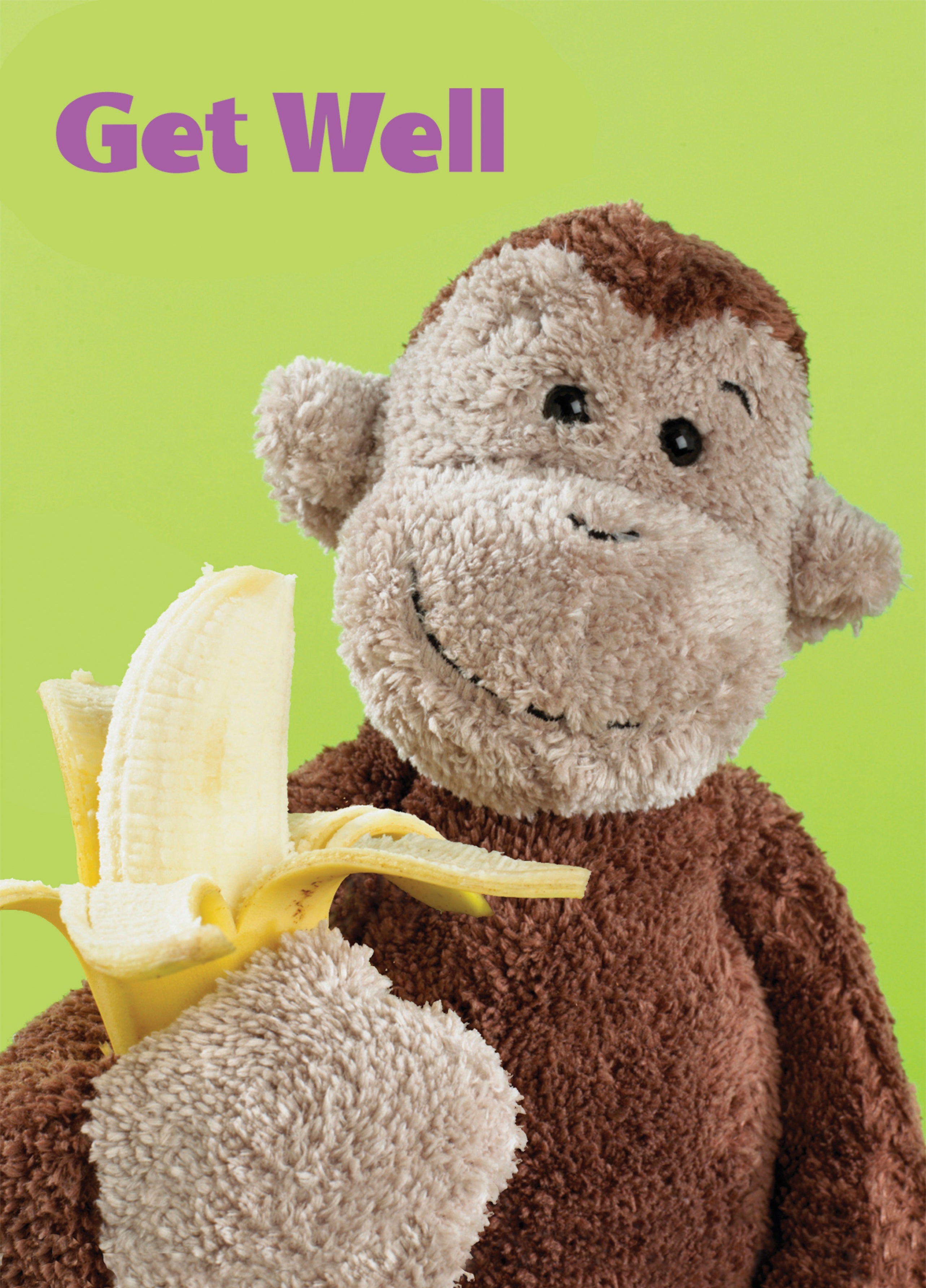 Cuddly Monkey Get Well Card – Scribbler Cards & Gifts