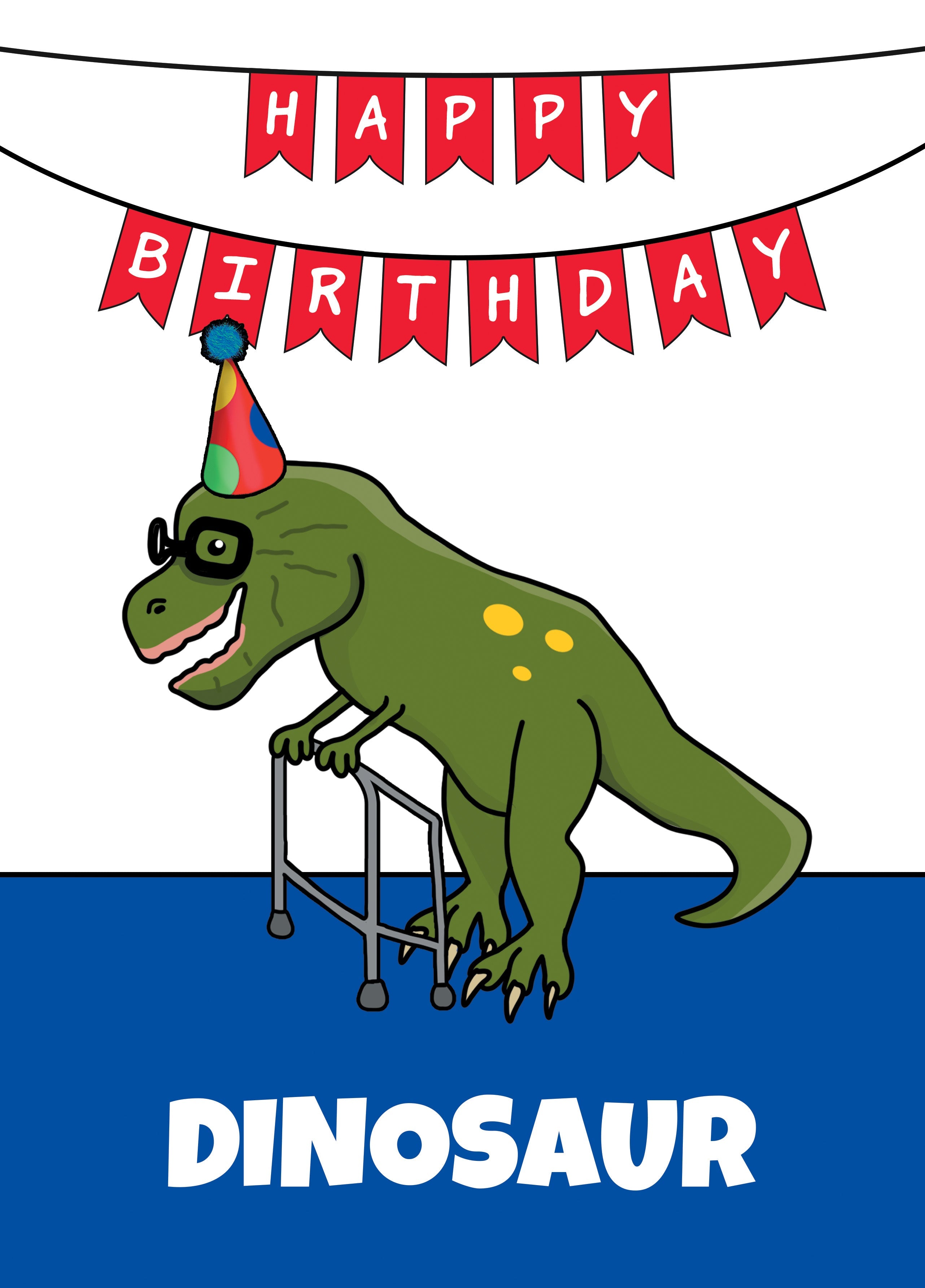 Happy Birthday Dinosaur Memes Excited Dinosaur Personalised Happy