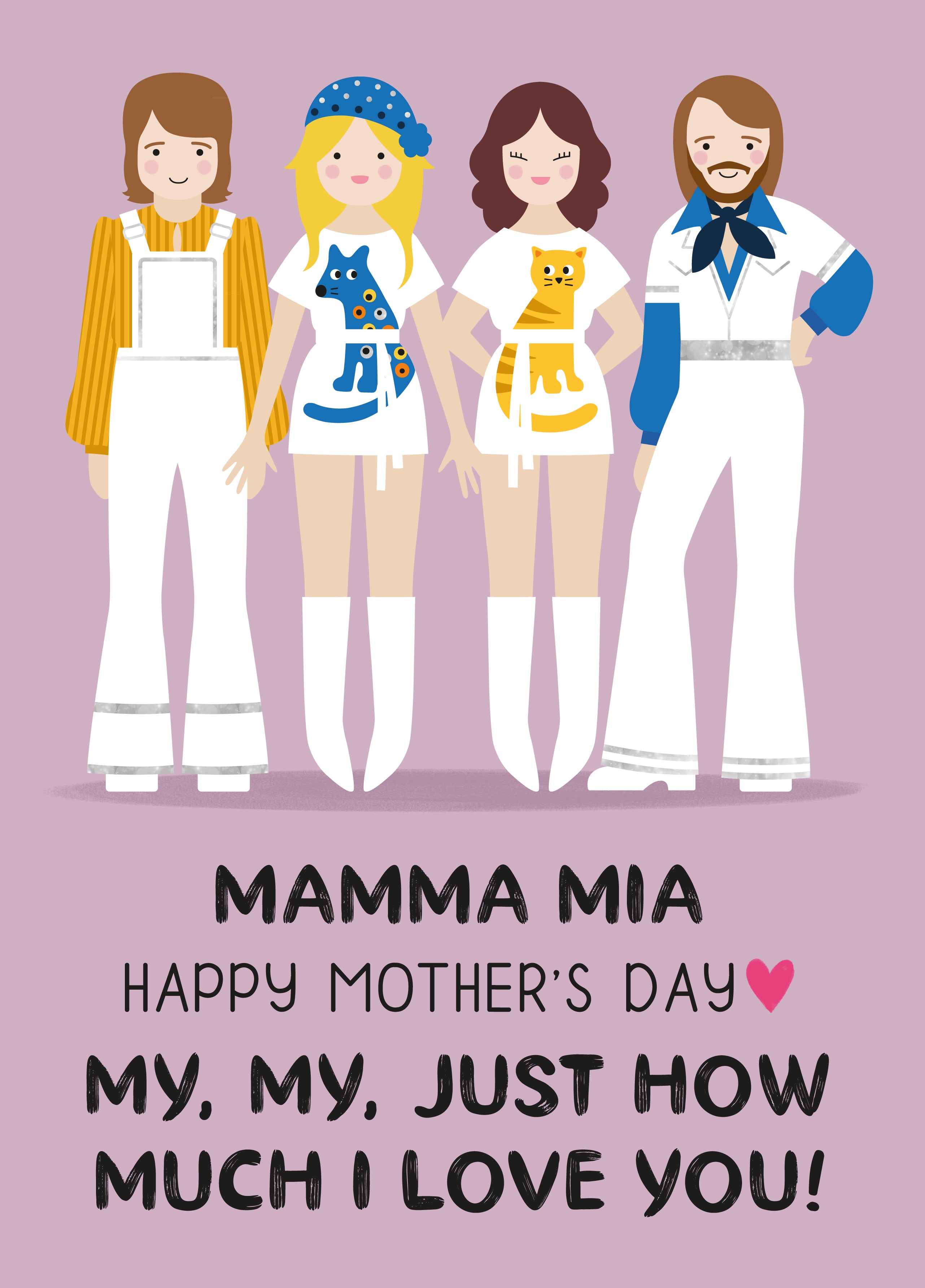 MAMMA MIA, Happy Mother's Day Card – Scribbler Cards & Gifts