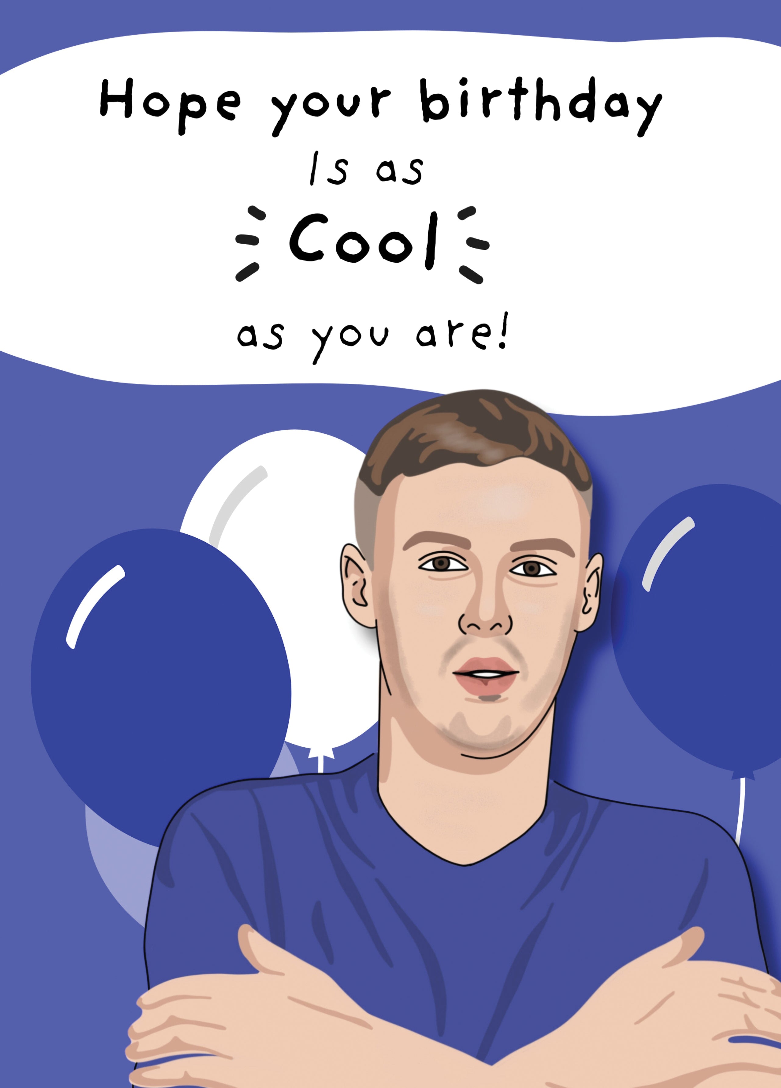 Cole Palmer - Cold Palmer - Chelsea FC Birthday Card – Scribbler Cards ...