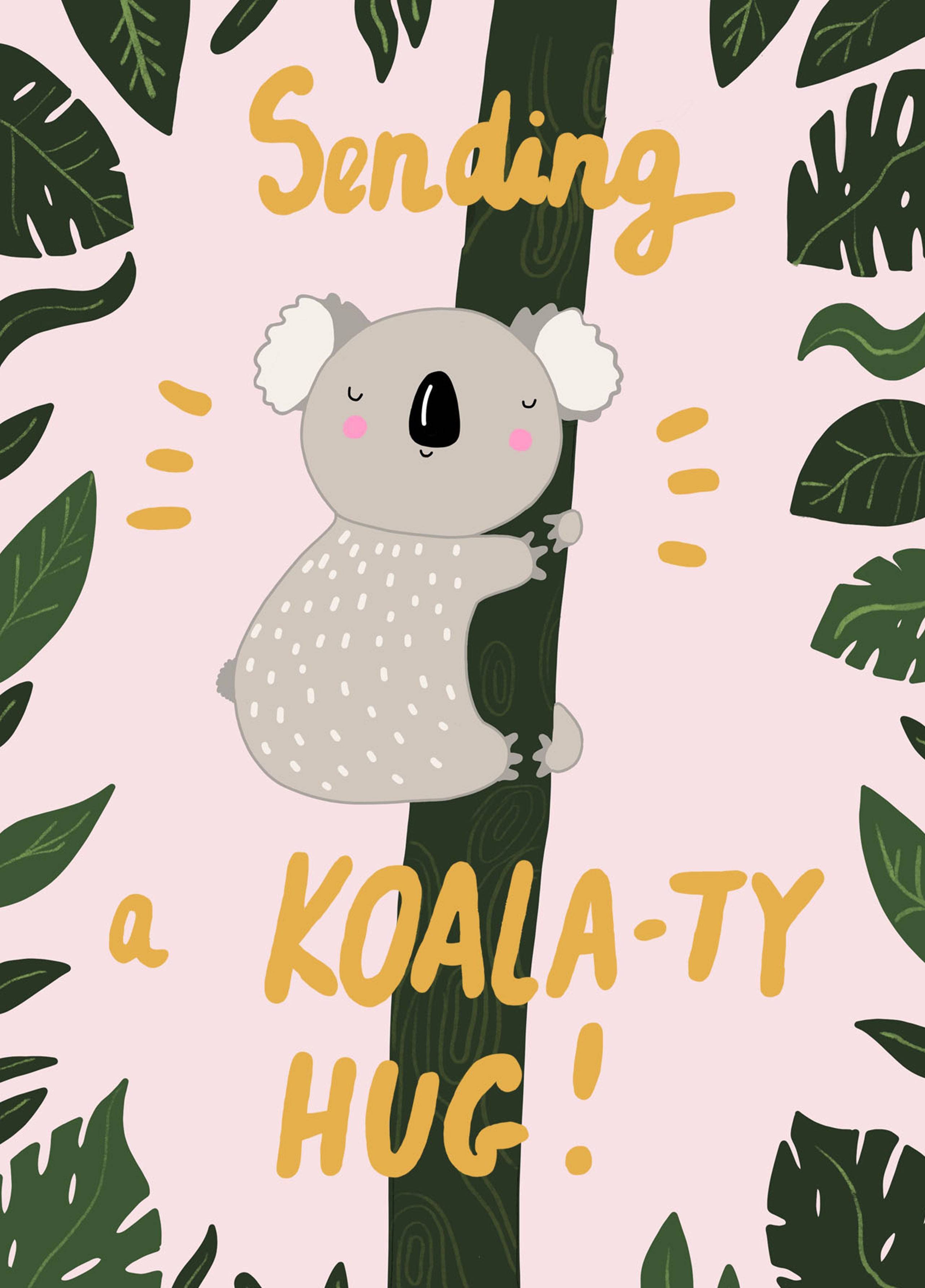 Koala-Ty Hug Card – Scribbler Cards & Gifts