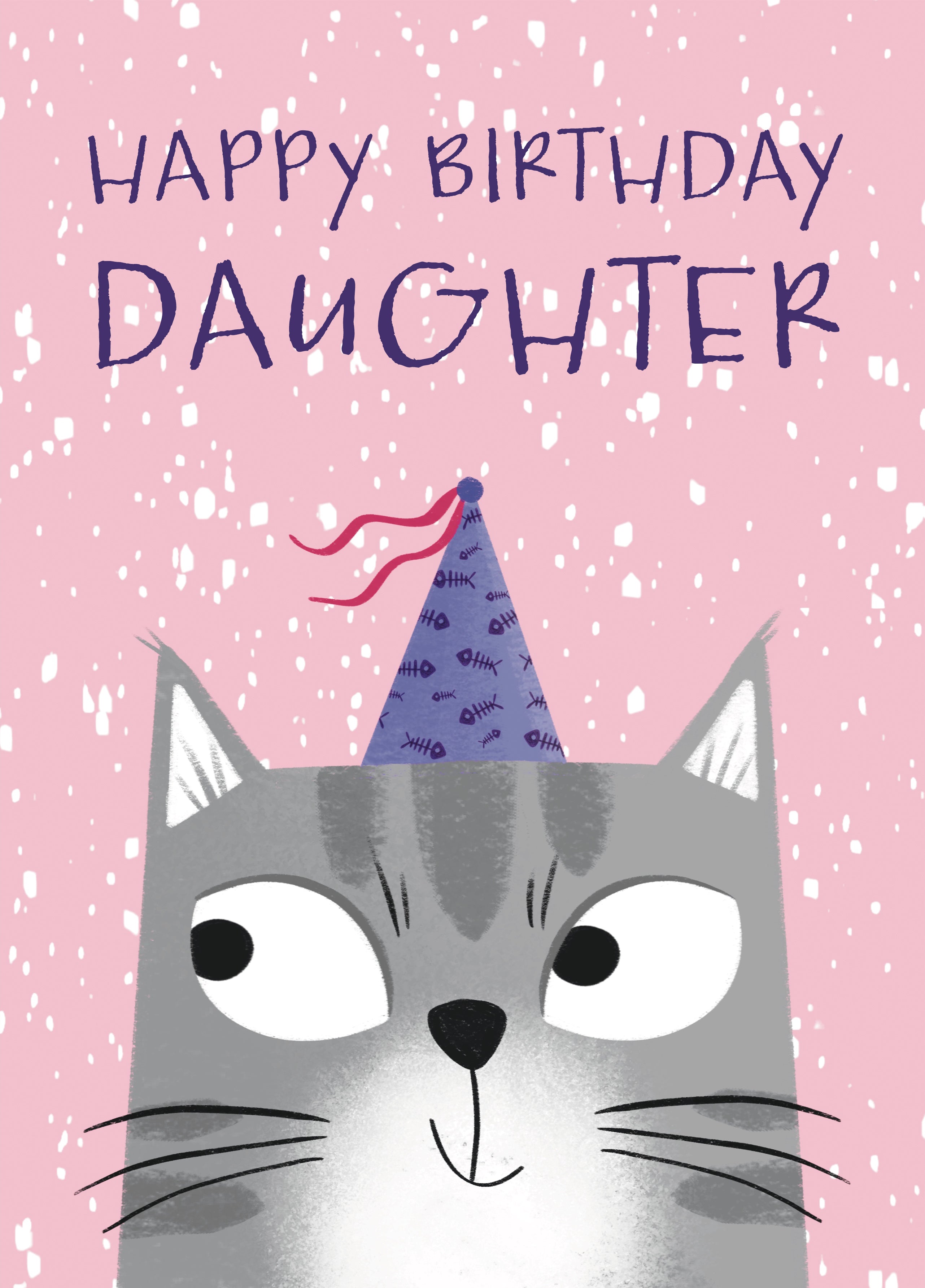 Cute Cat Daughter Birthday Card – Scribbler Cards & Gifts