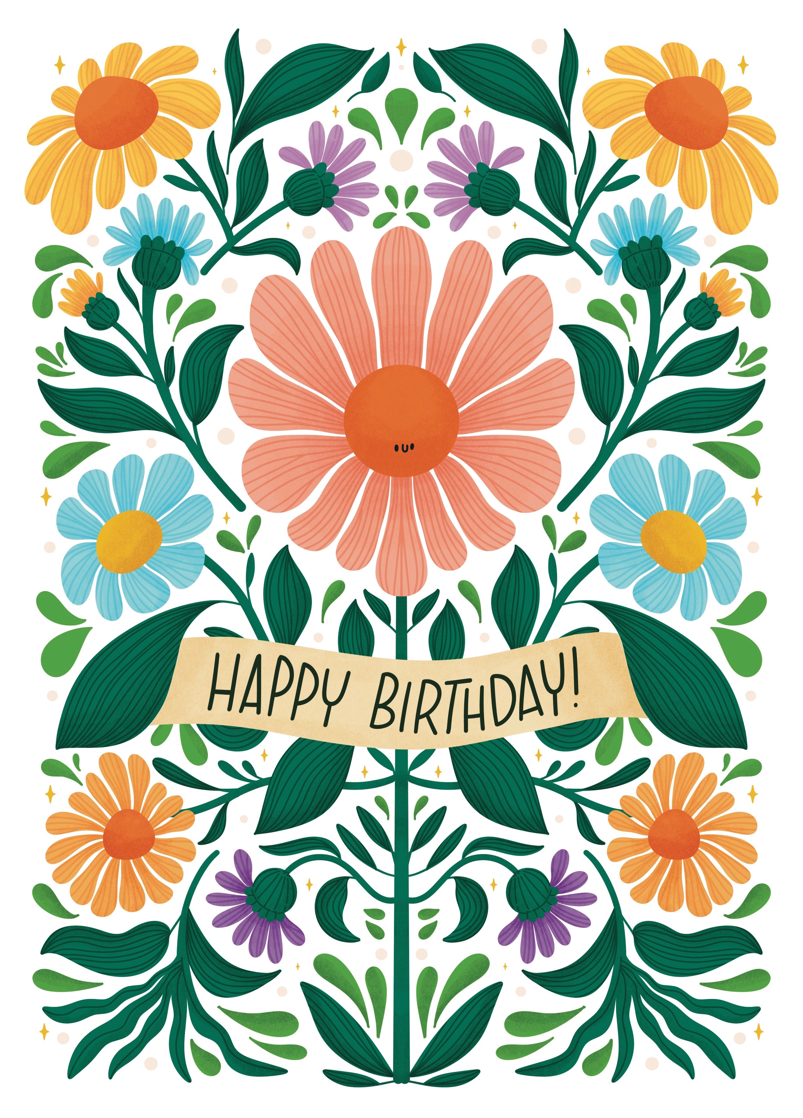 Cute Happy Birthday Card – Scribbler Cards & Gifts