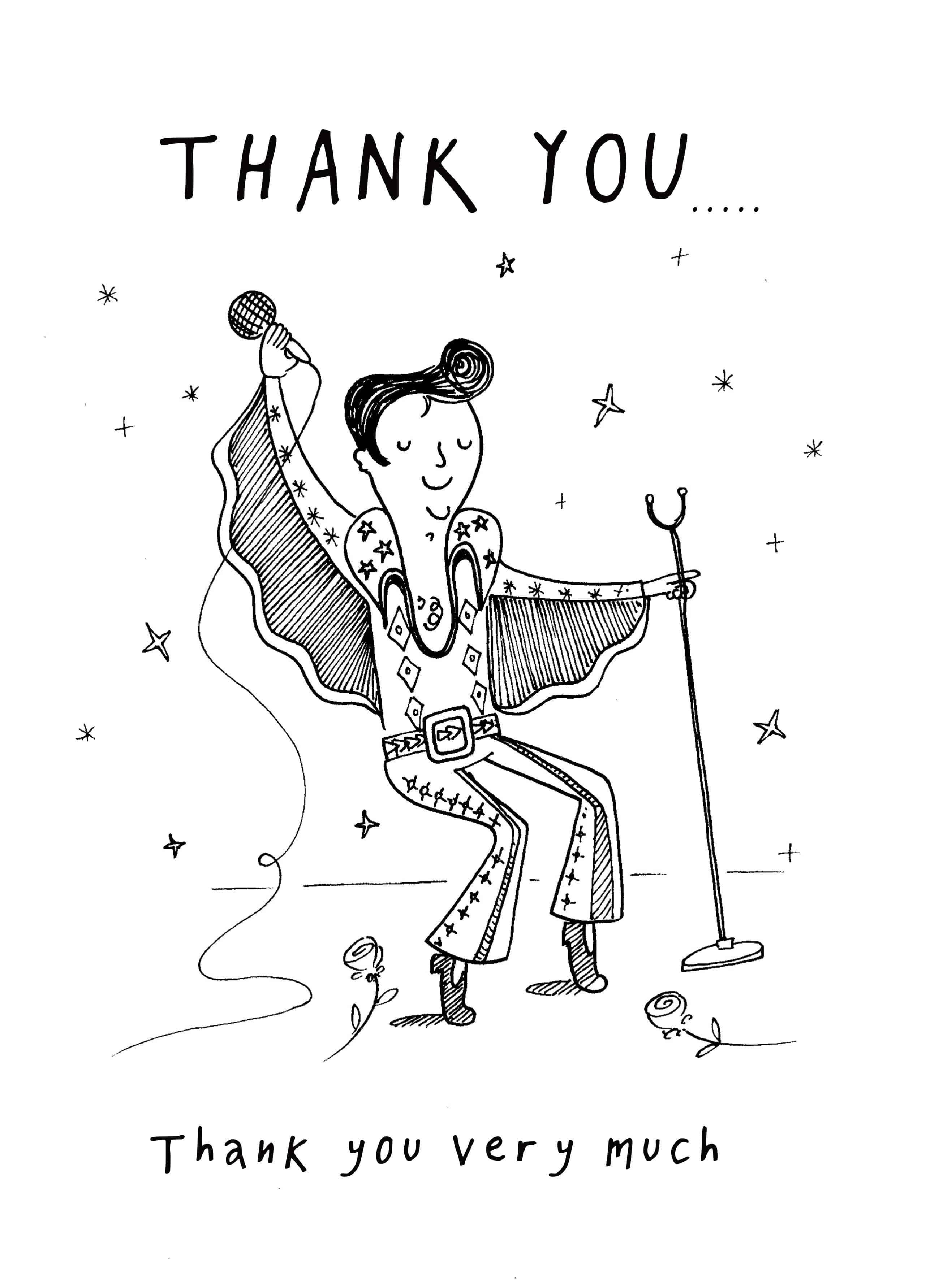Thank You Very Much Card – Scribbler Cards & Gifts