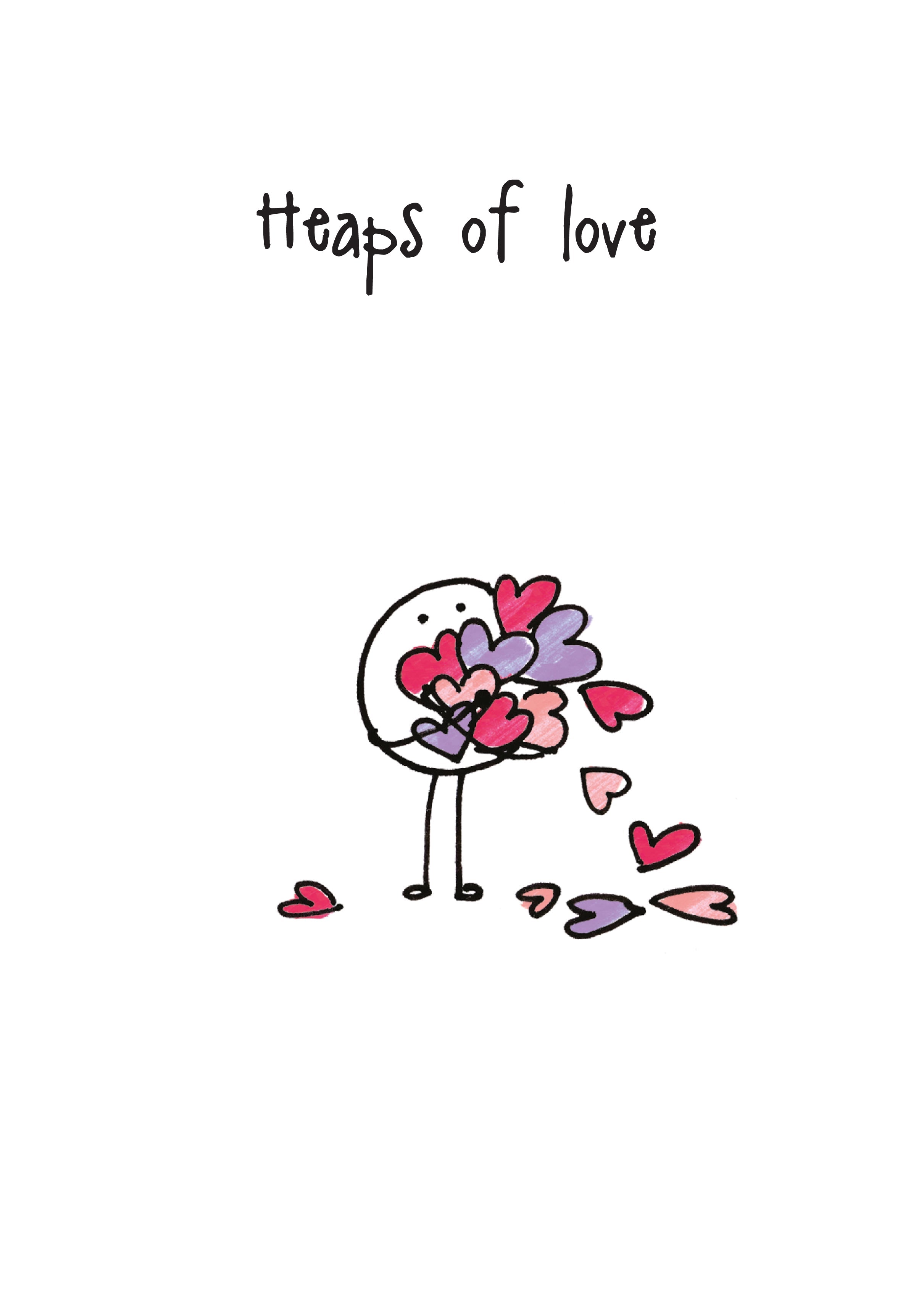 Heaps Of Love Card – Scribbler Cards & Gifts