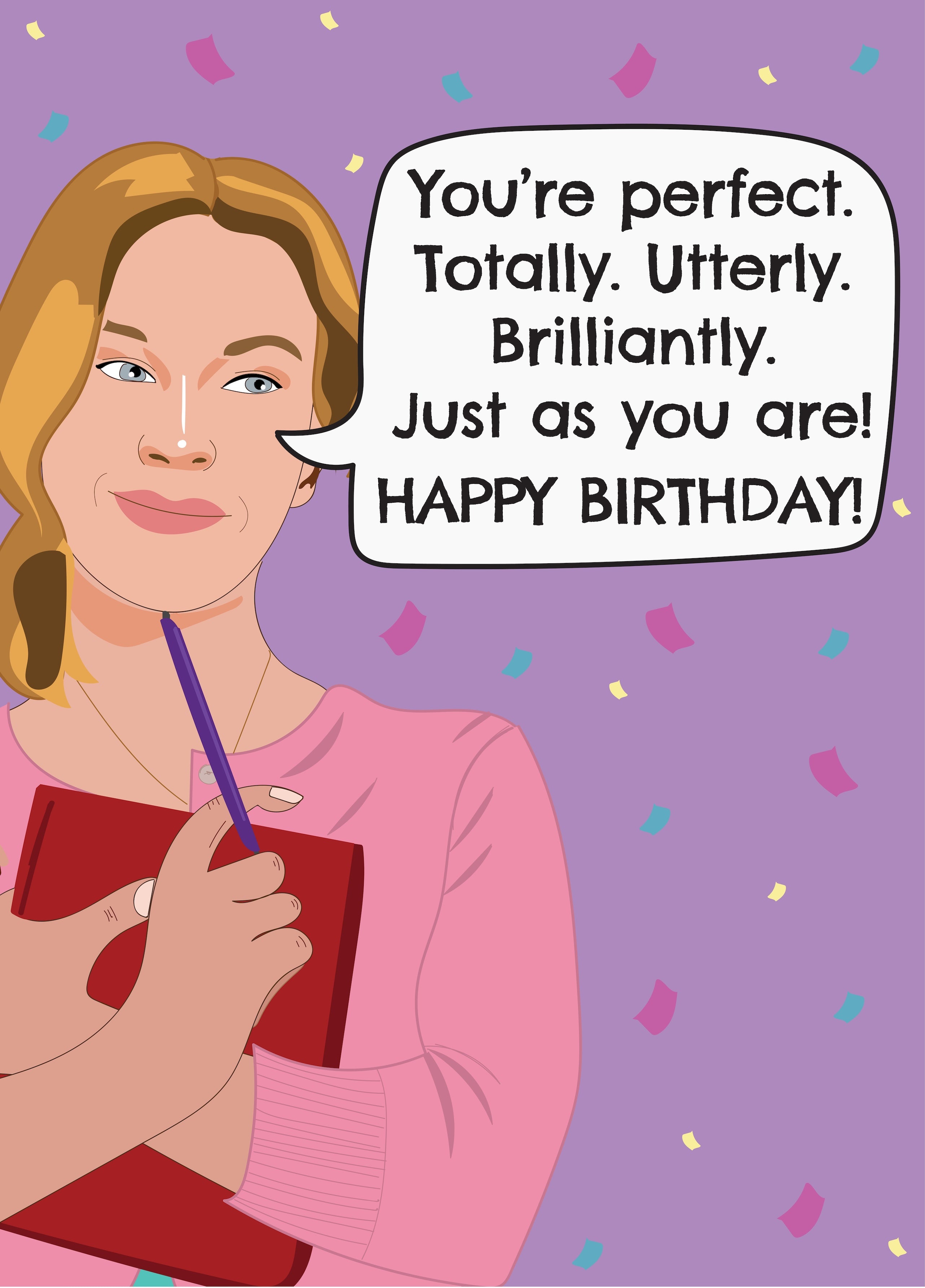 Bridget Jones's Diary - Funny Birthday Card – Scribbler Cards & Gifts