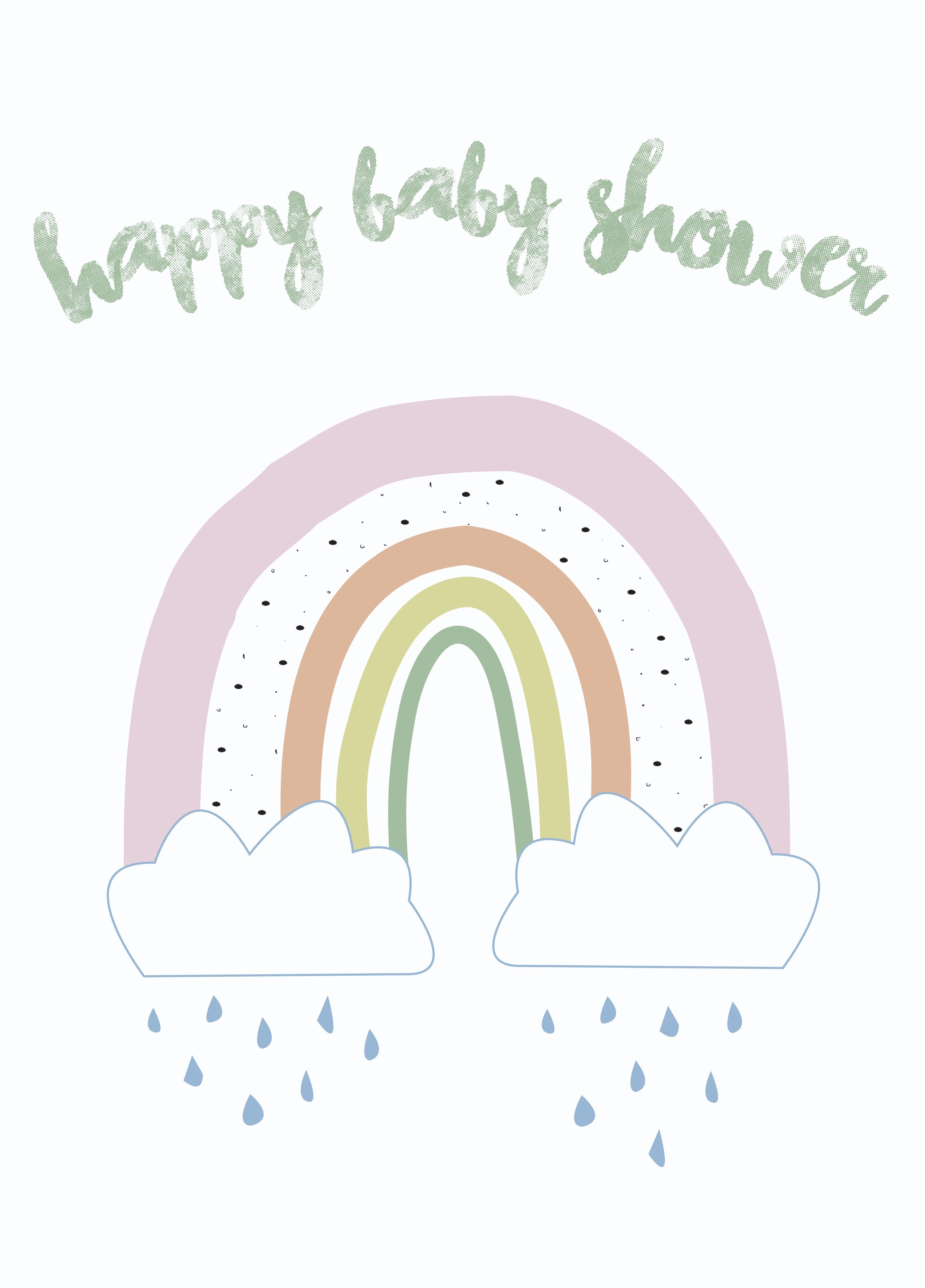 Happy Happy Happy Baby Shower Invitations Happy Baby Shower Greeting