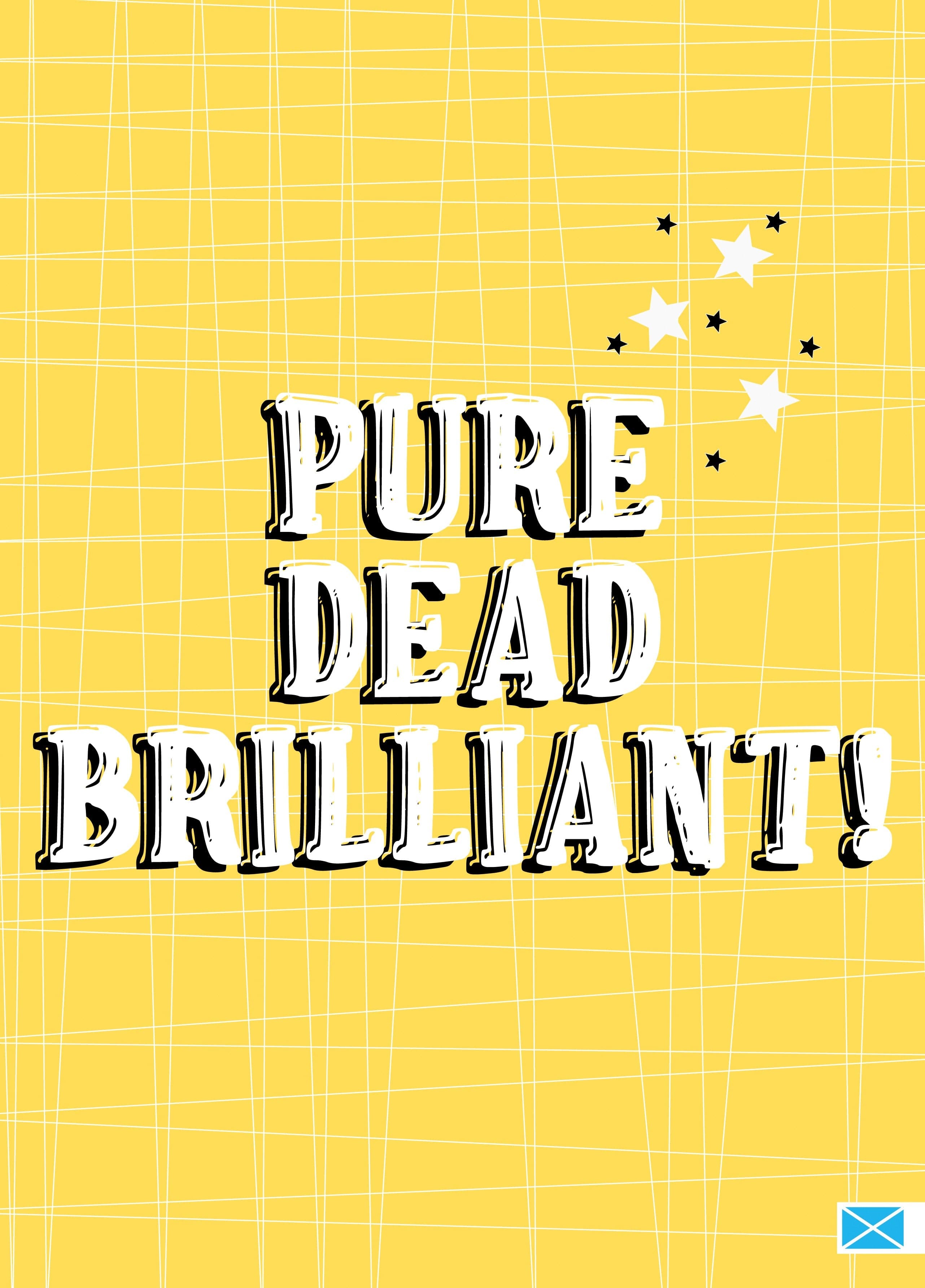 Pure Dead Brilliant! Scottish Congratulations Card – Scribbler Cards ...