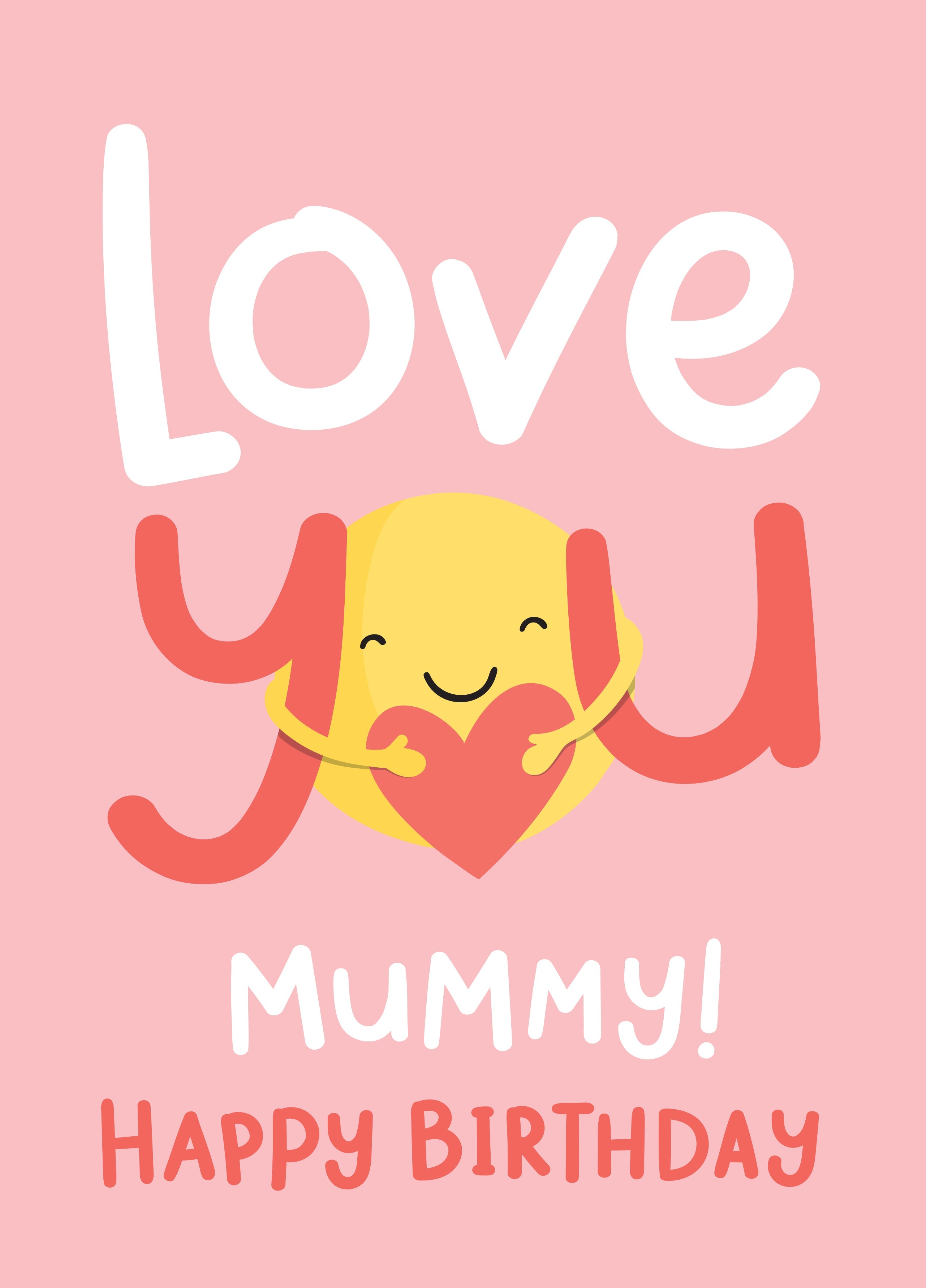 Love You Mummy Hug Birthday Card – Scribbler Cards & Gifts