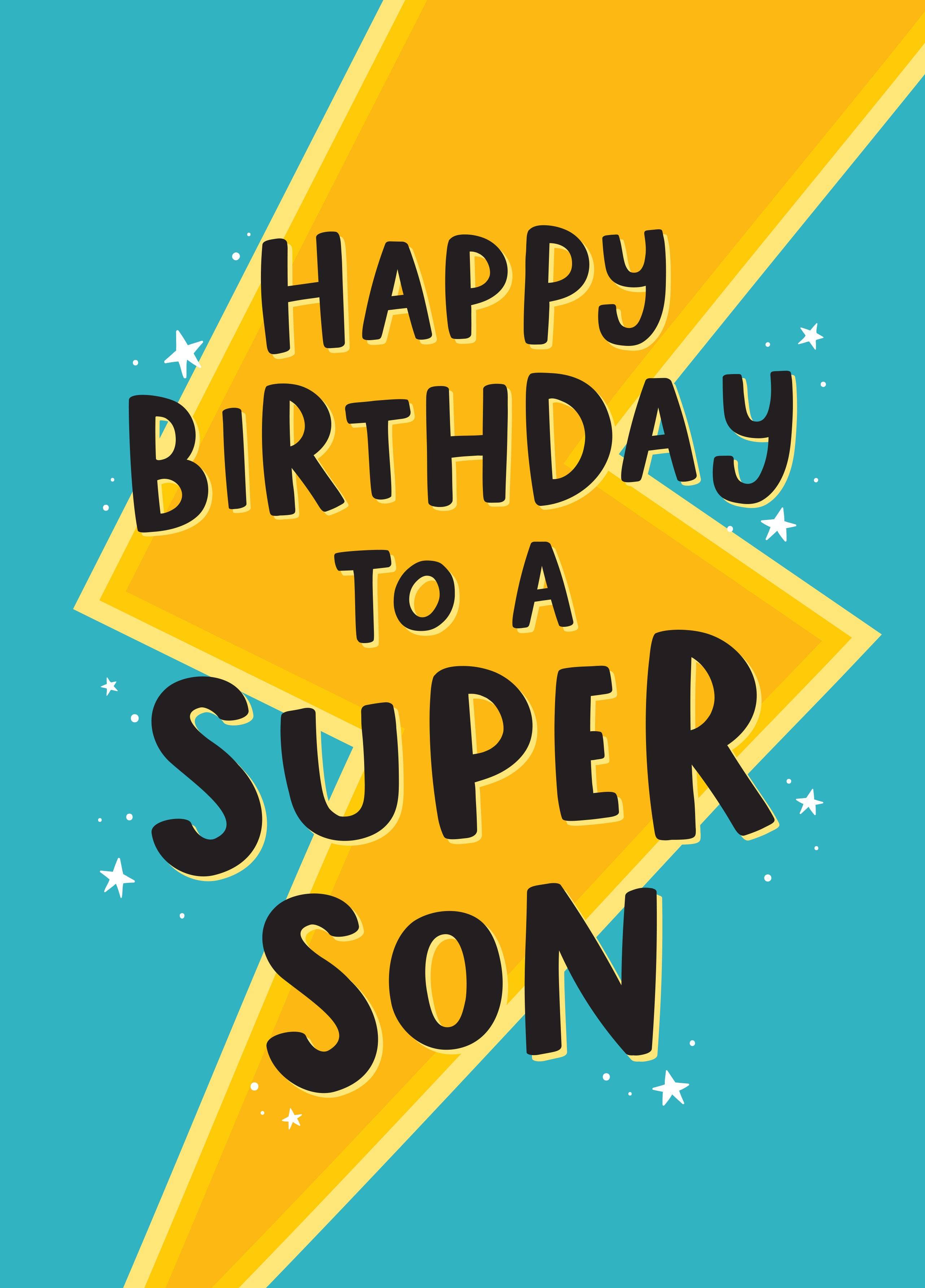 Super Son Birthday Card – Scribbler Cards & Gifts