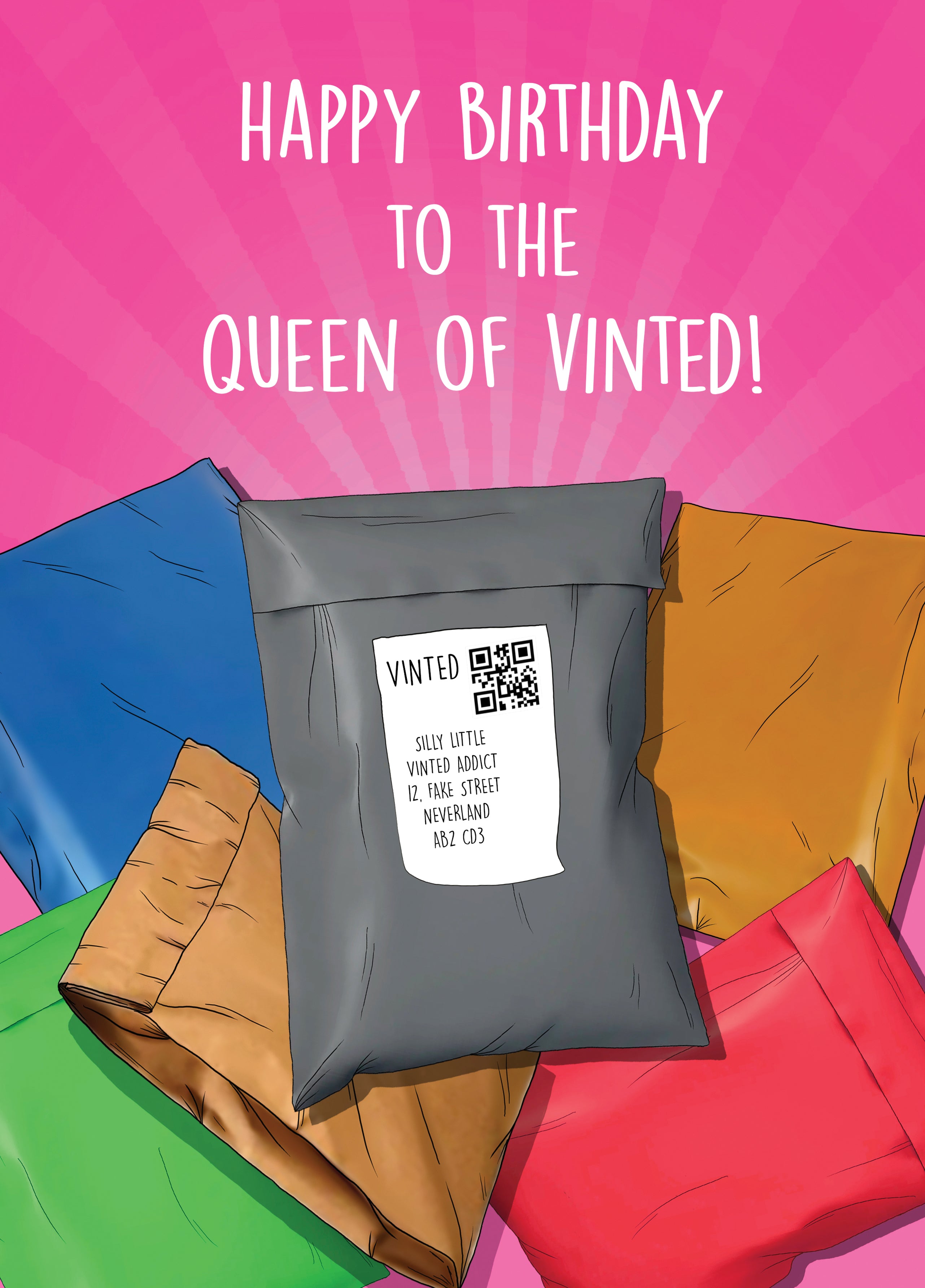 Happy Birthday To The Queen Of Vinted! – Scribbler Cards & Gifts