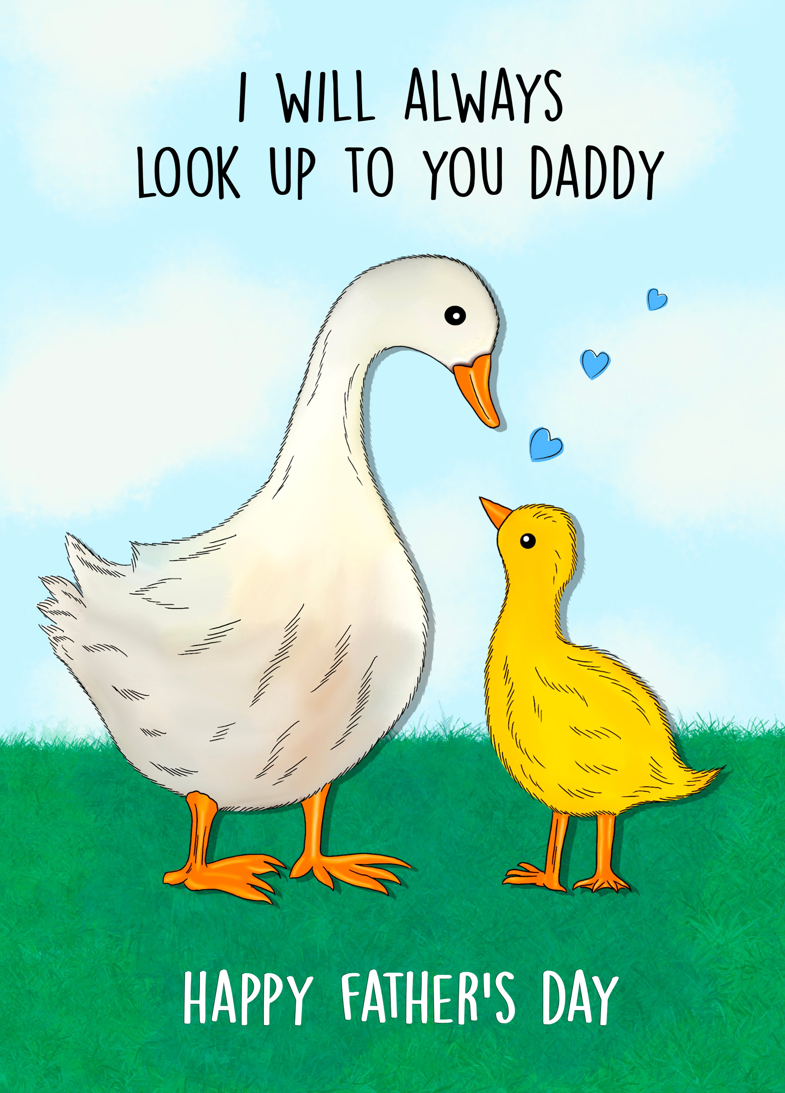 Cute Ducks Father's Day – Scribbler Cards & Gifts