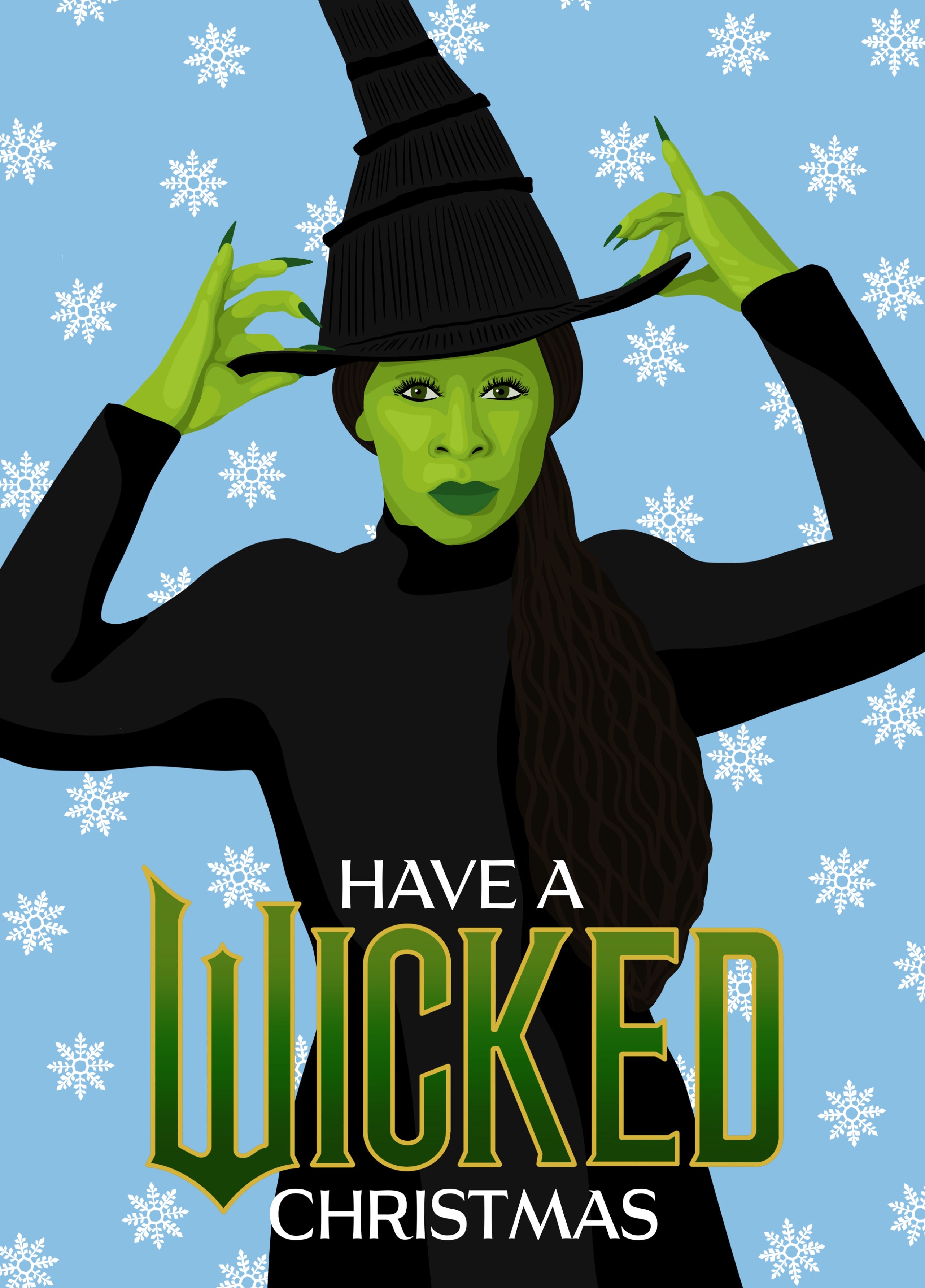 Have A Wicked Christmas - Elphaba – Scribbler Cards & Gifts