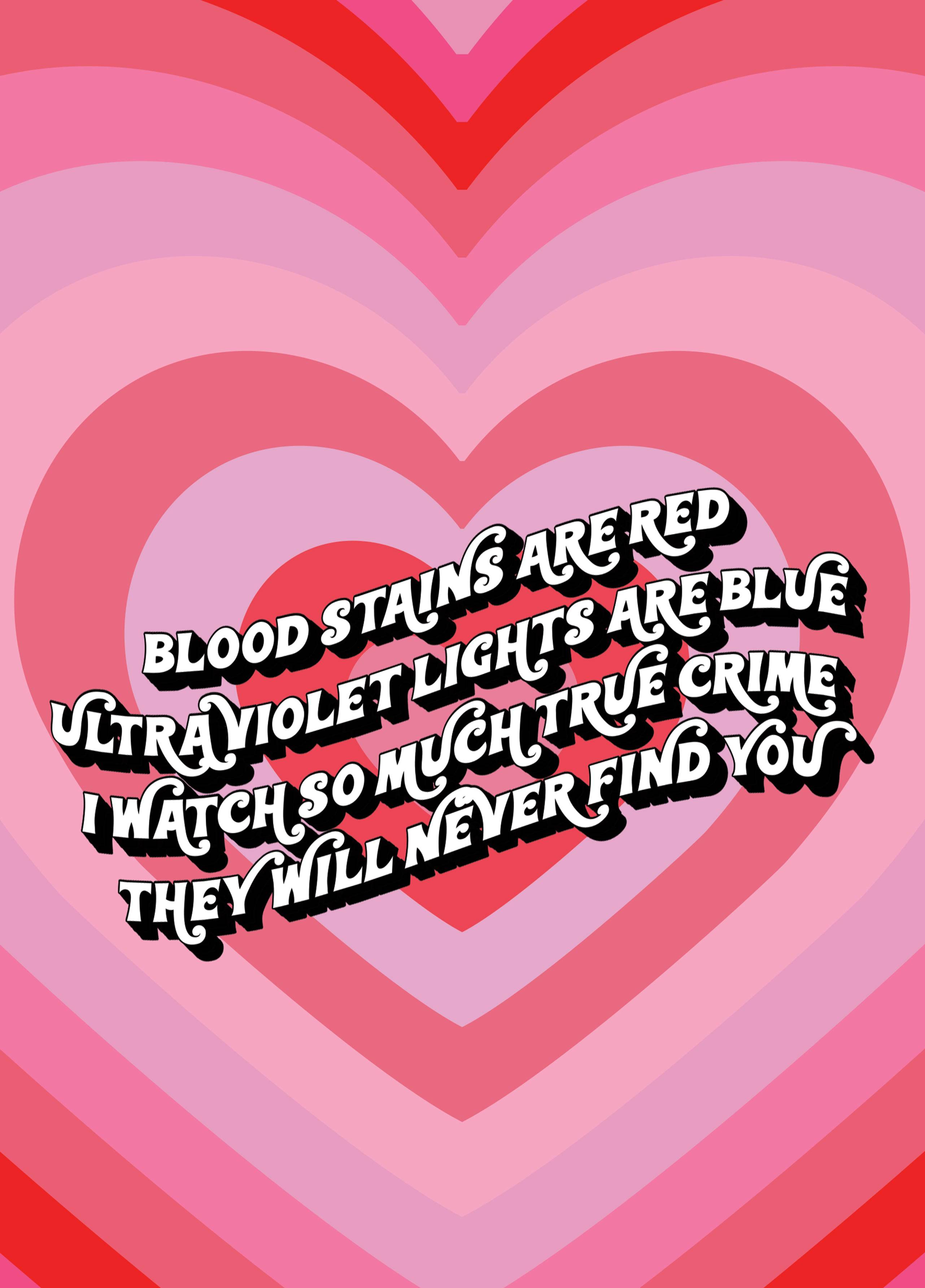 Blood Stains Card – Scribbler Cards & Gifts