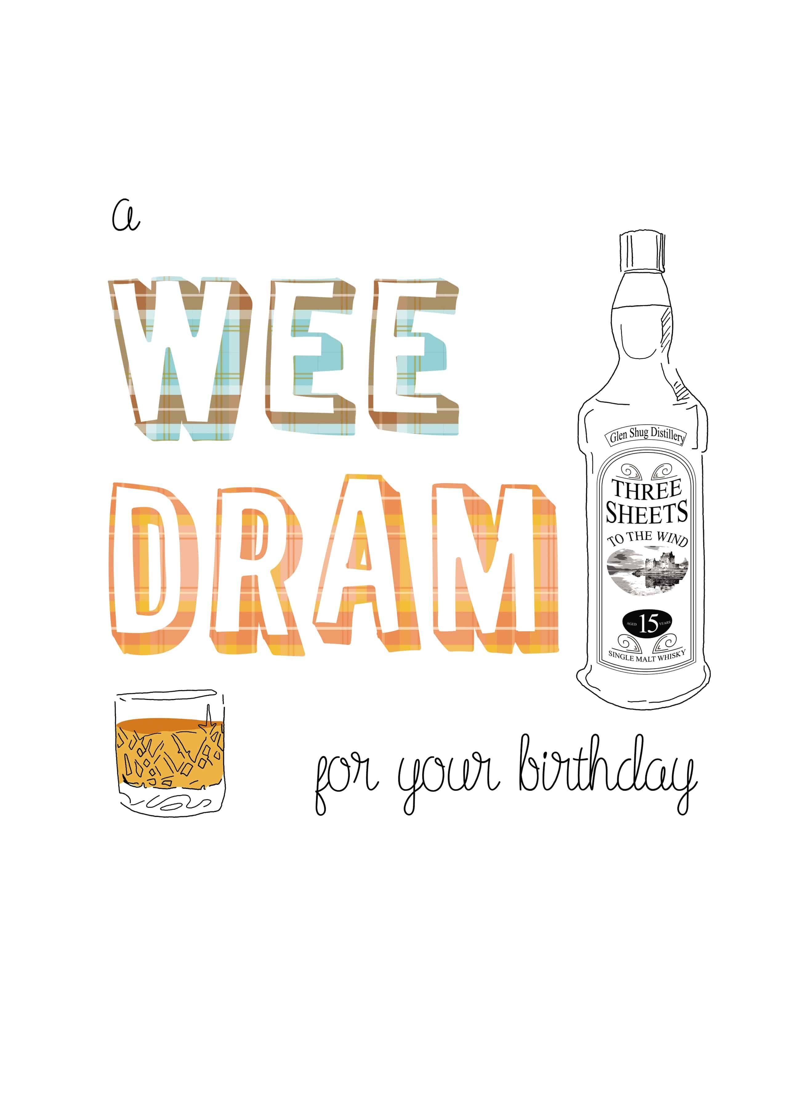 Wee Dram Card – Scribbler Cards & Gifts