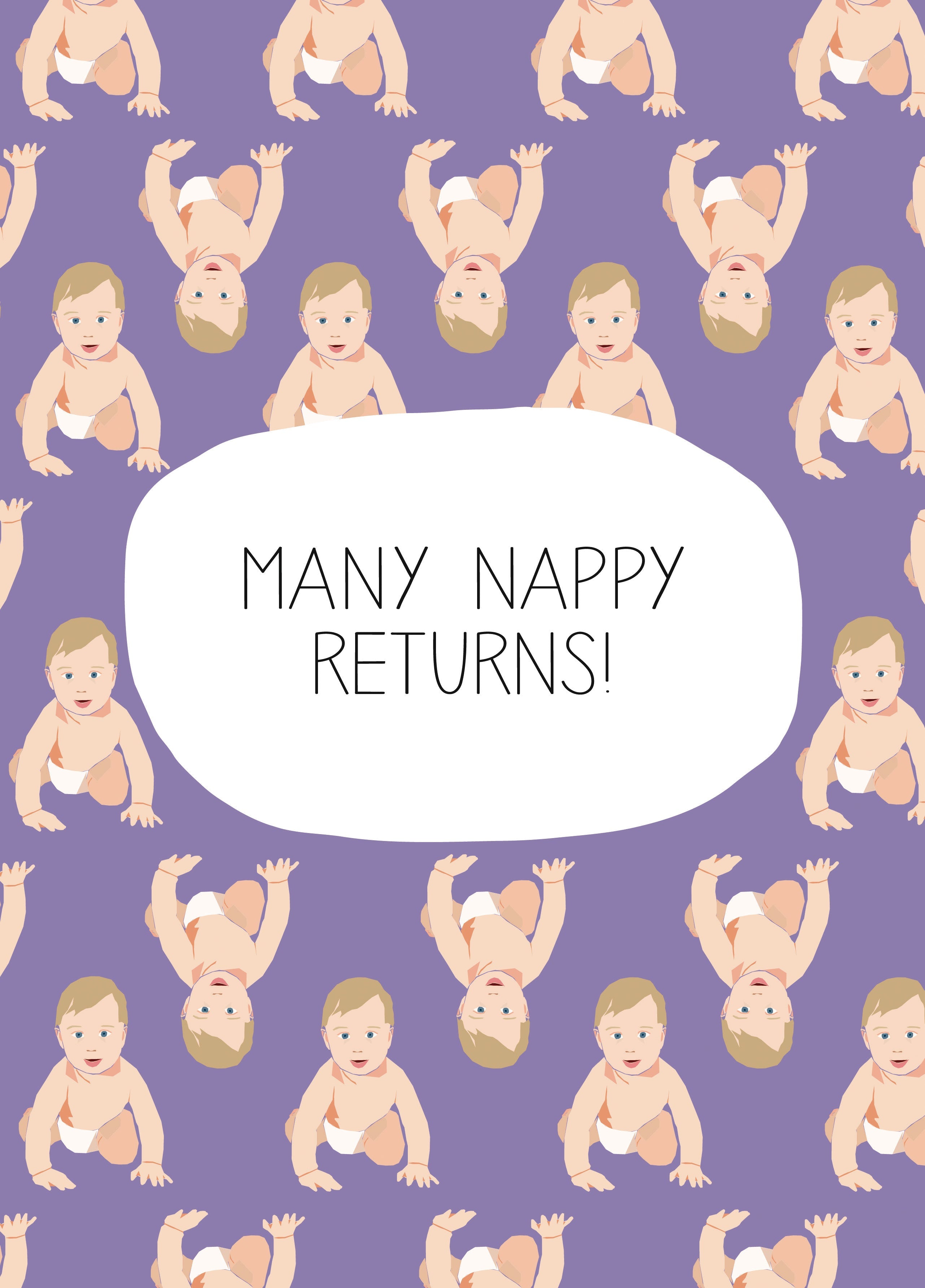 Many Nappy Returns! Card – Scribbler Cards & Gifts