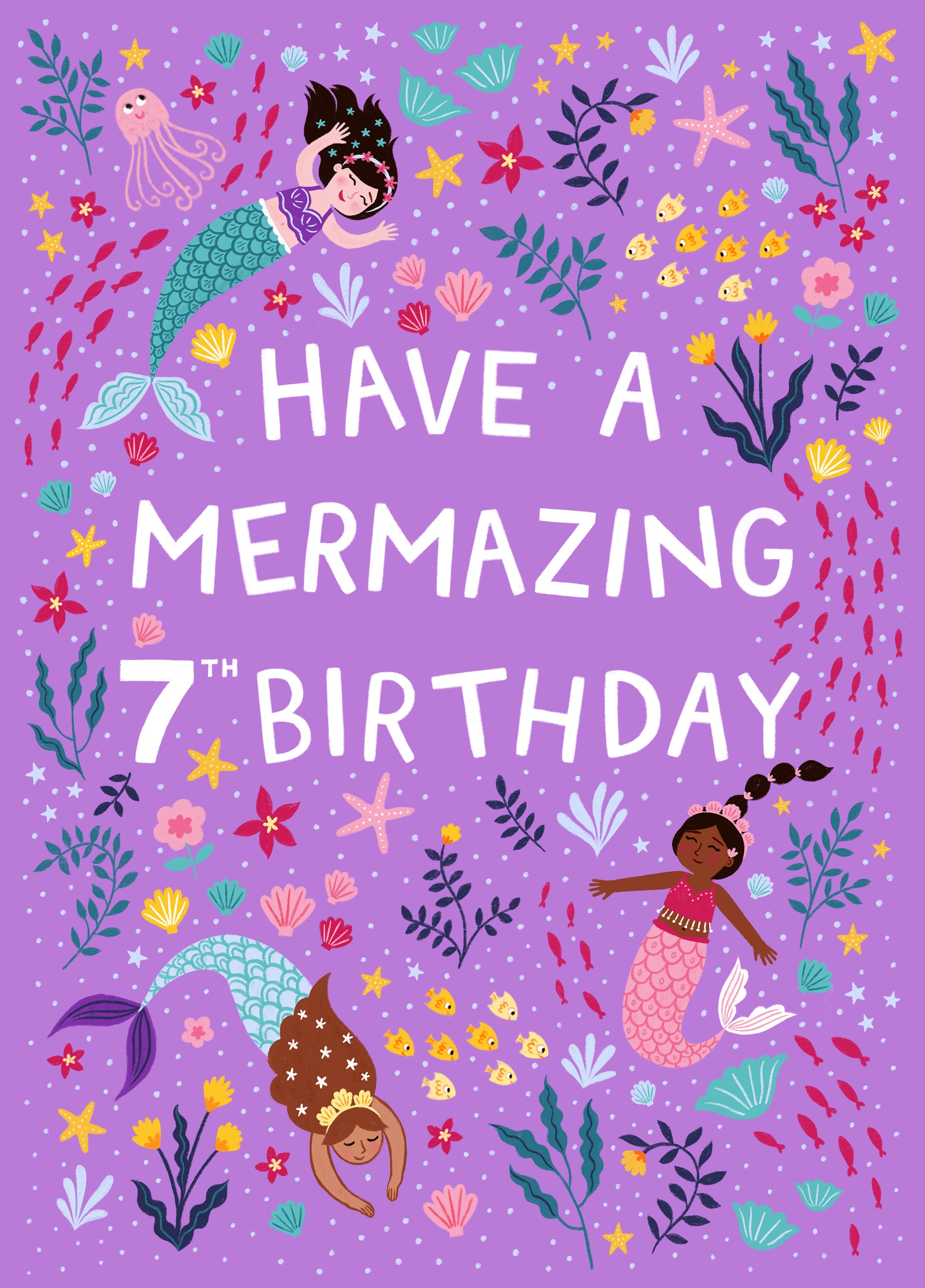 7th Birthday Cards - Age 7 Cards – Scribbler Cards & Gifts