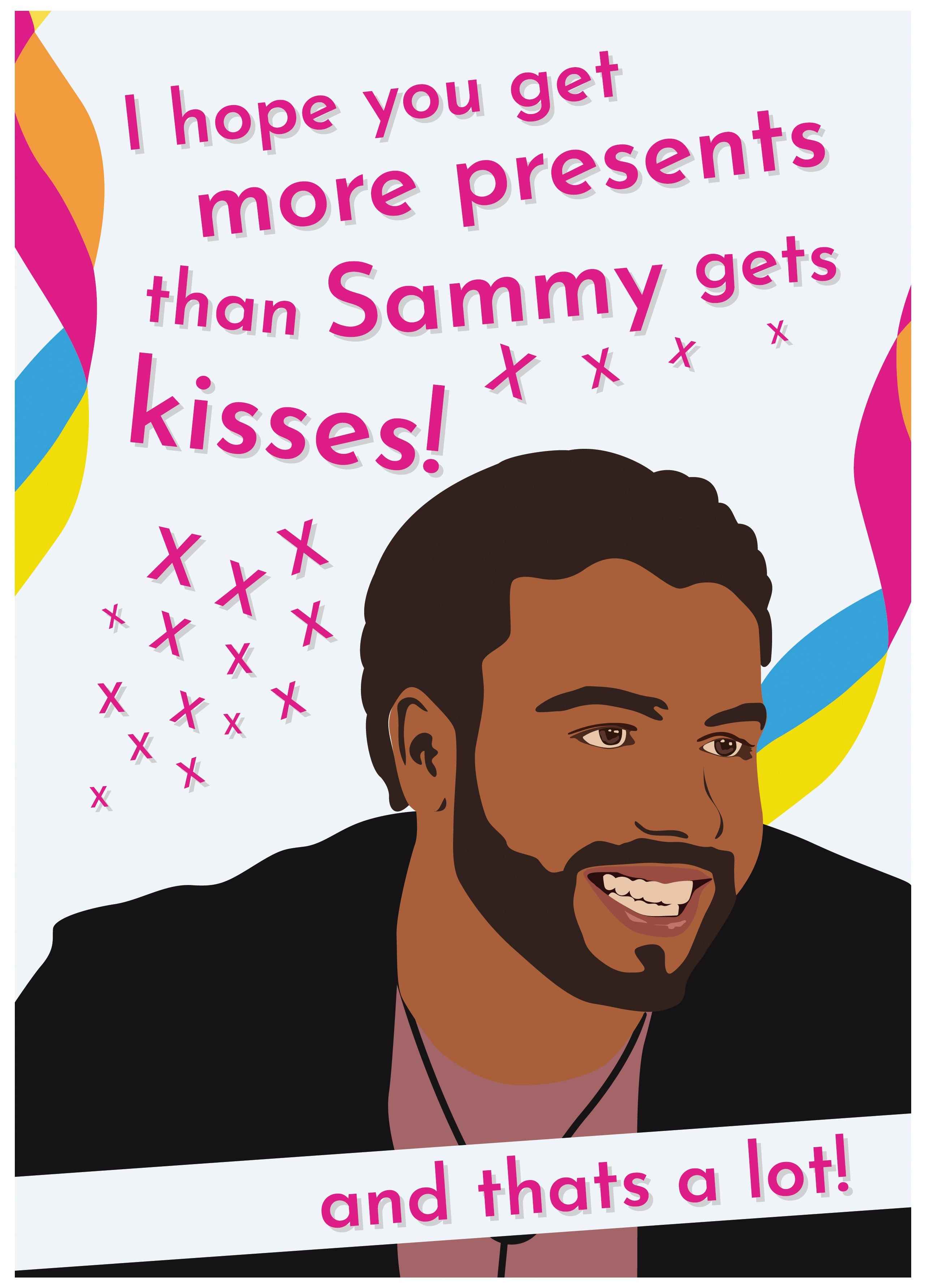 Love Island Sammy Themed Birthday Card – Scribbler Cards & Gifts