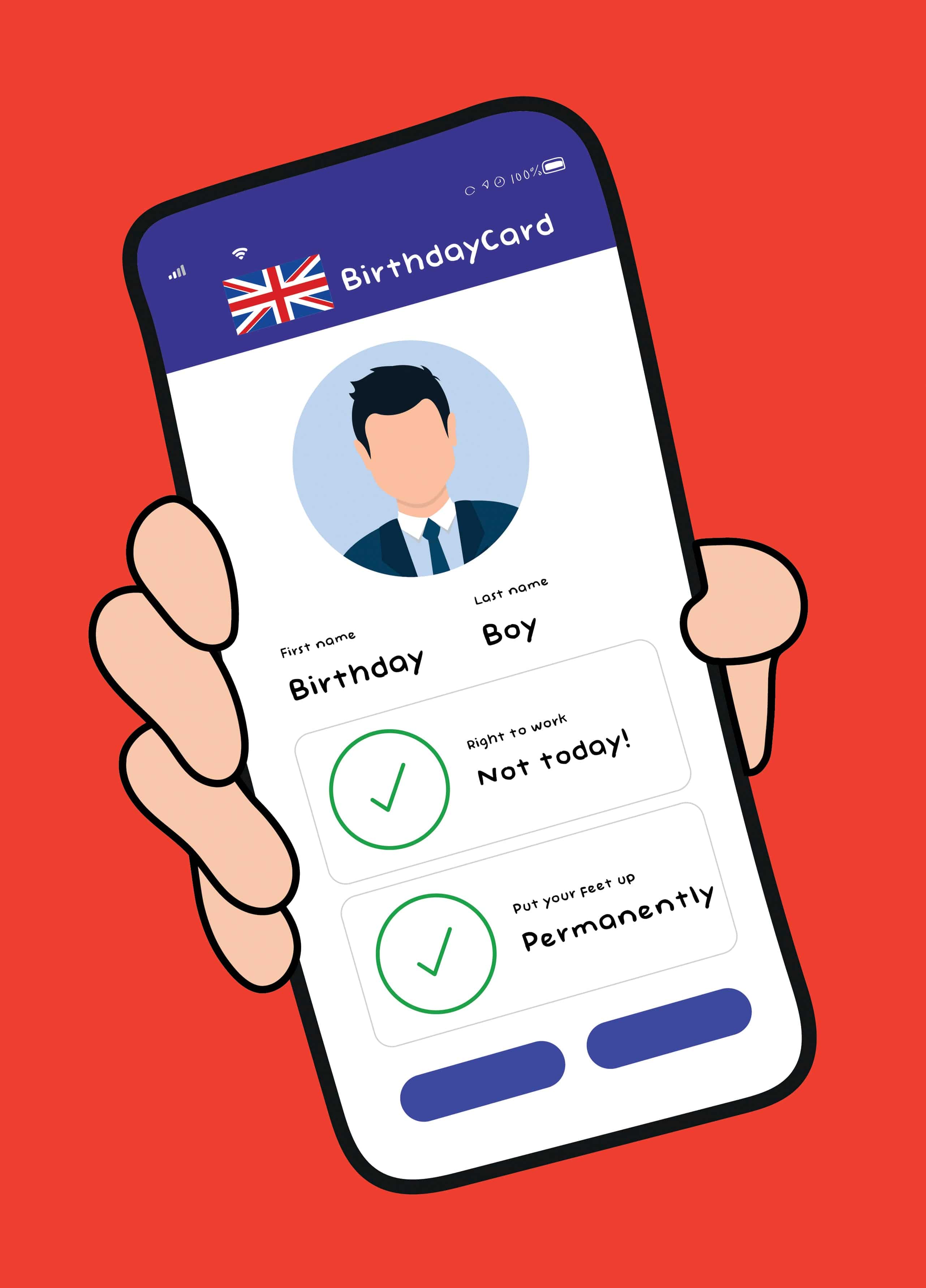 Digital ID Birthday Card – Scribbler Cards & Gifts