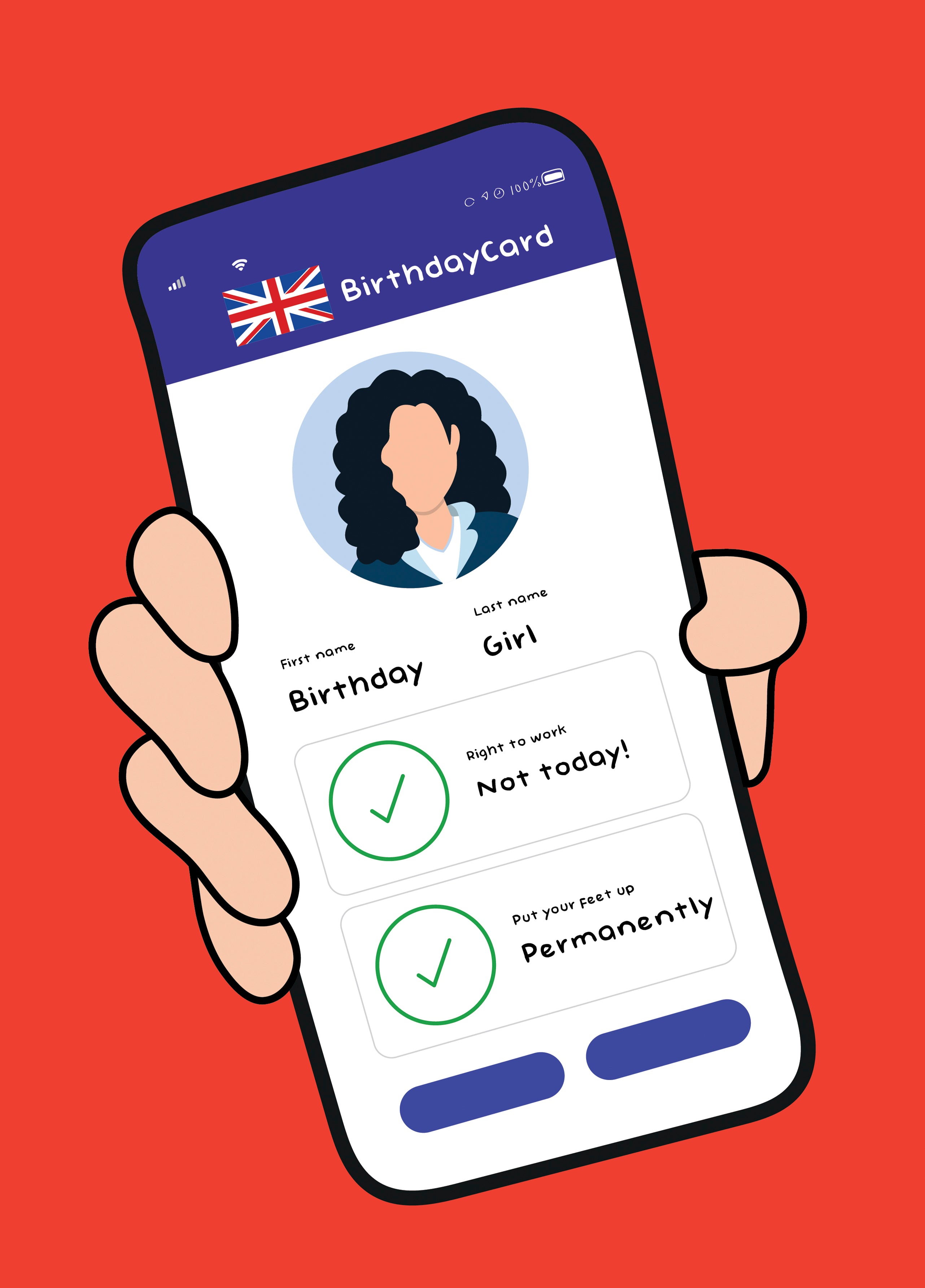 Digital ID Birthday Card – Scribbler Cards & Gifts