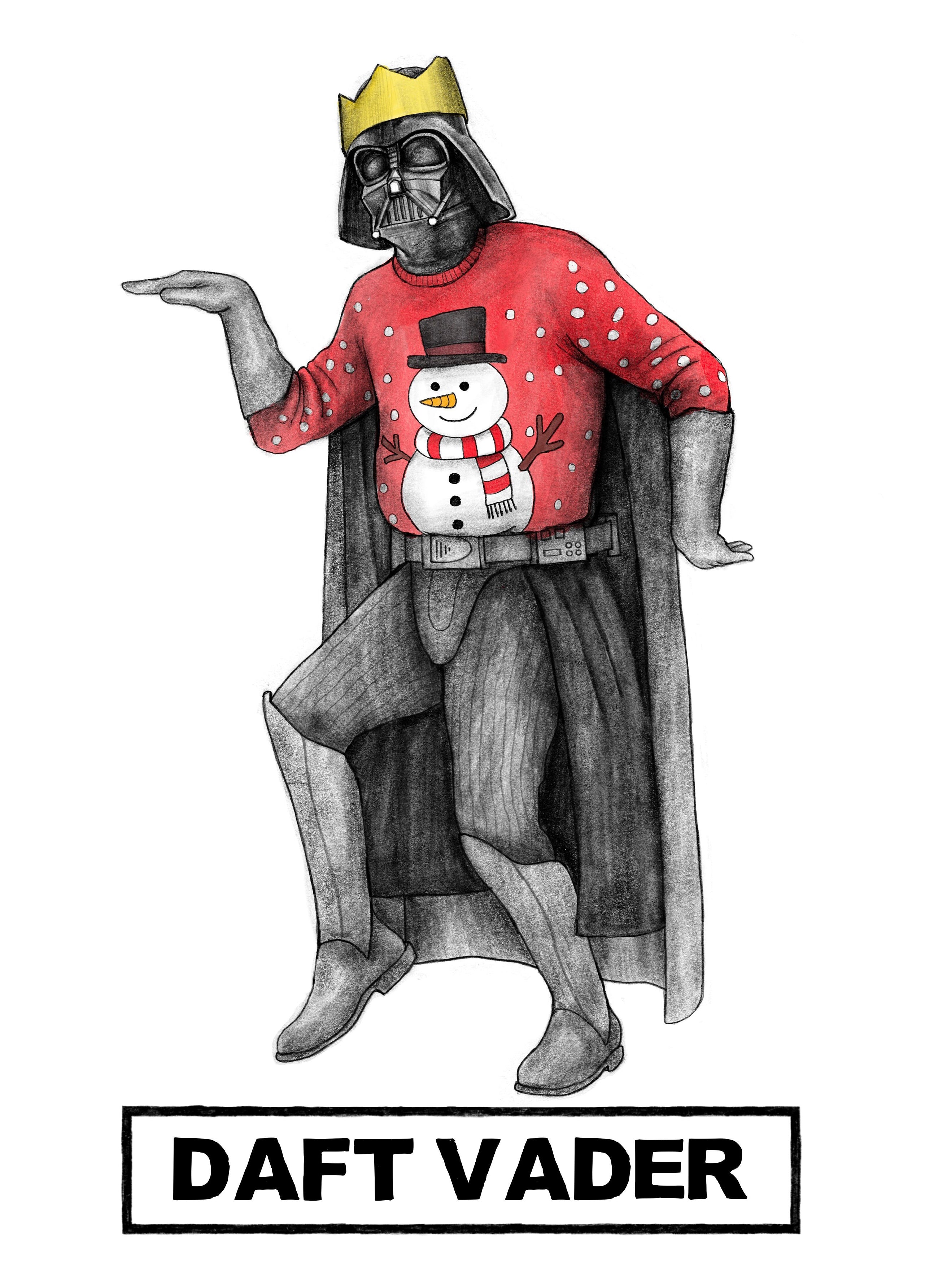 Daft Vader Xmas – Scribbler Cards & Gifts