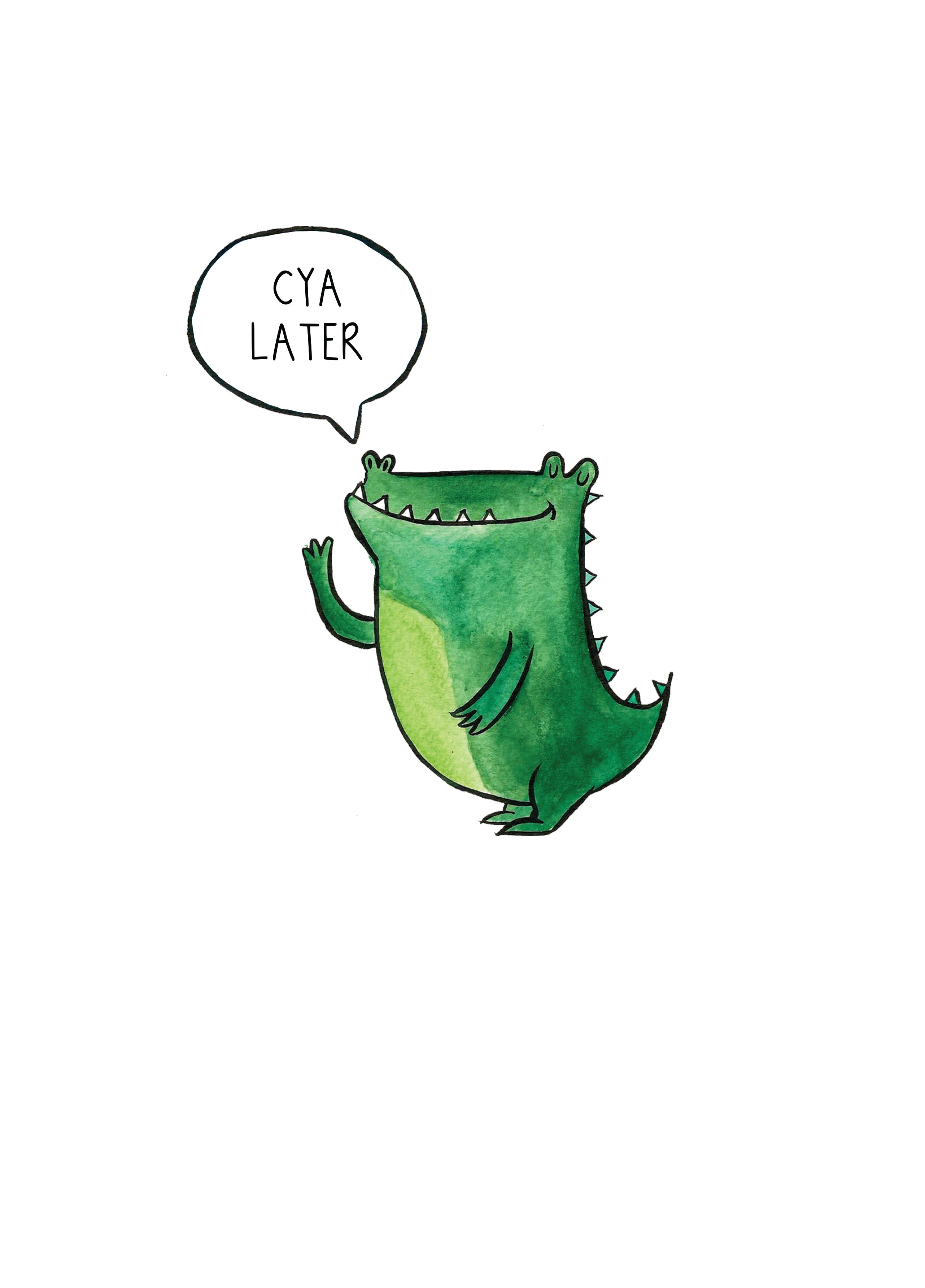 Cya Later Card – Scribbler Cards & Gifts