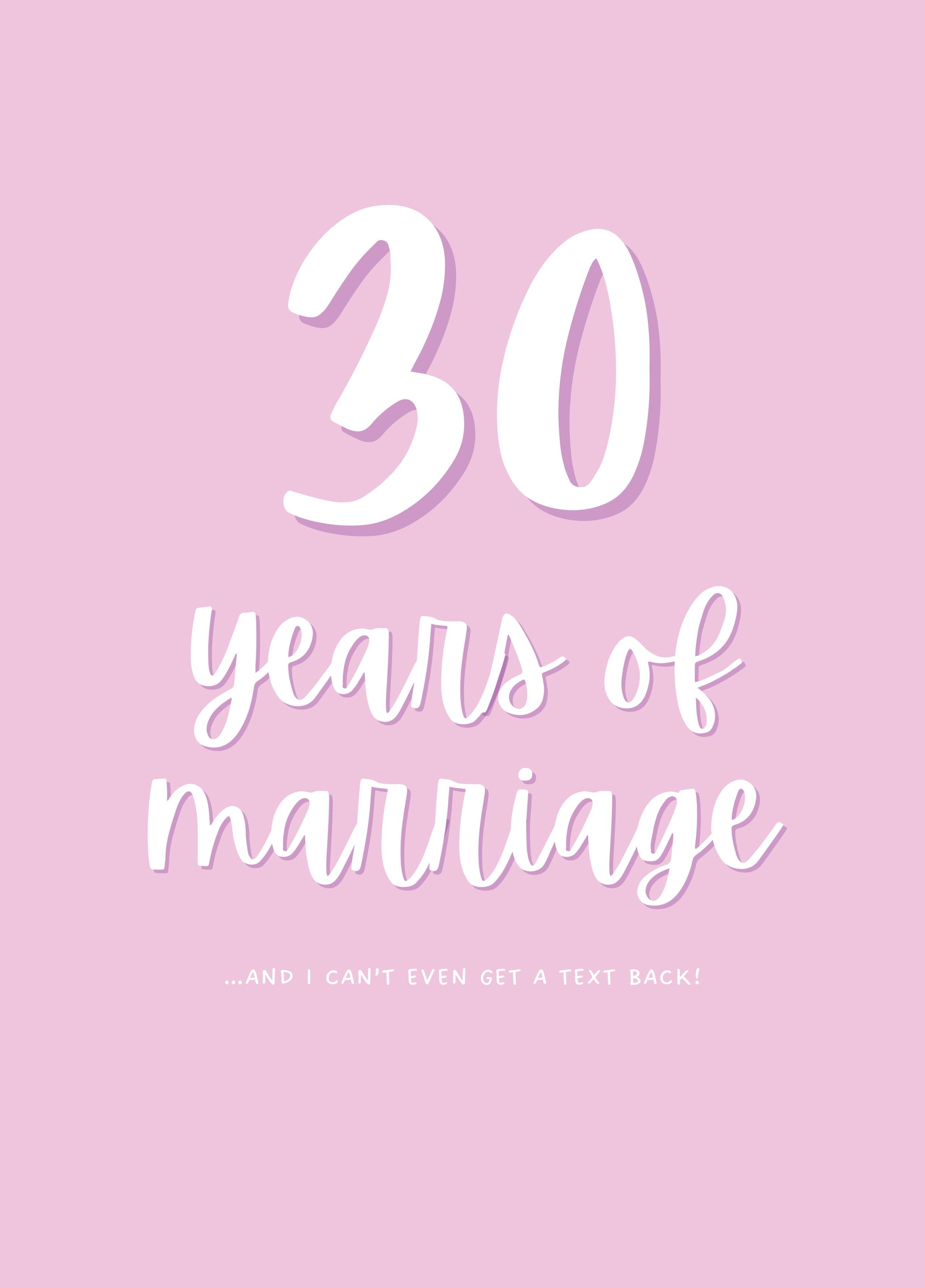 30th Wedding Anniversary Cards UK - Pearl Anniversary – Scribbler Cards ...