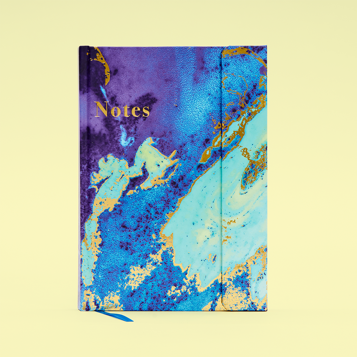A5 Luxe Blue Marble Notebook – Scribbler Cards & Gifts