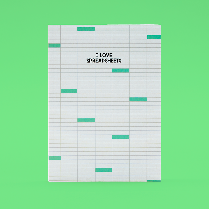 A5 I Love Spreadsheets Notebook – Scribbler Cards & Gifts A5 I Love Spreadsheets Notebook – Scribbler Cards & Gifts