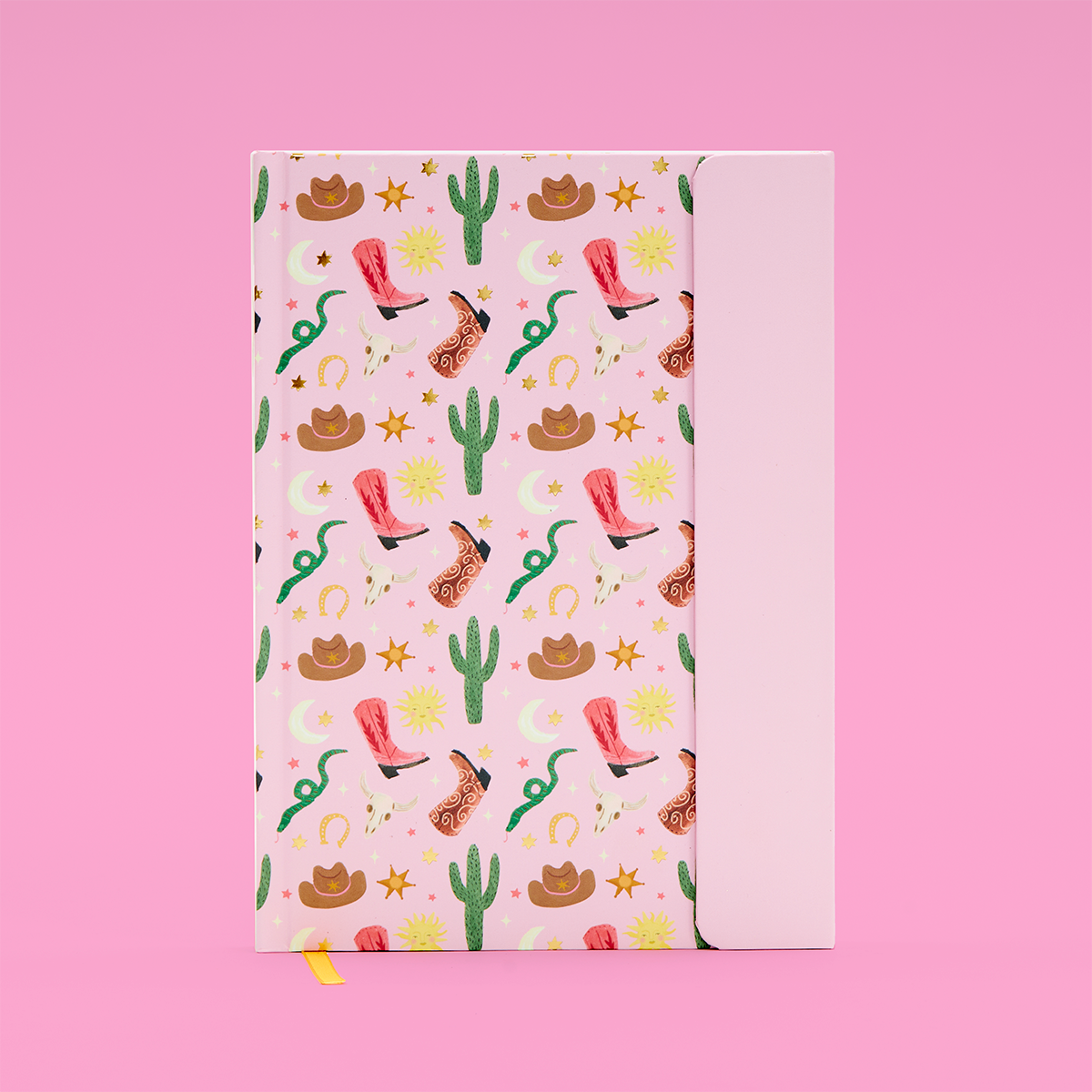 A5 Luxe Pink Cowgirl Notebook – Scribbler Cards & Gifts