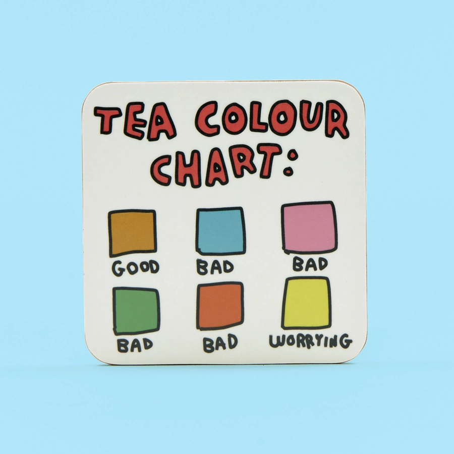 Zoe Bread Tea Chart Coaster – Scribbler Cards & Gifts