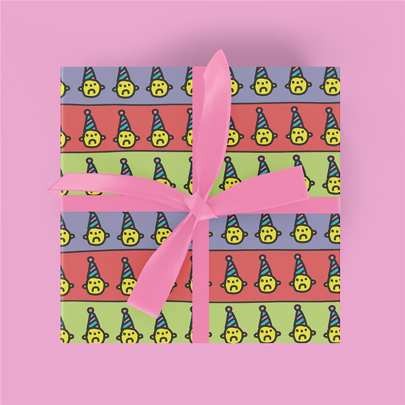 Zoe Bread Party Hat Flat Wrap – Scribbler Cards & Gifts