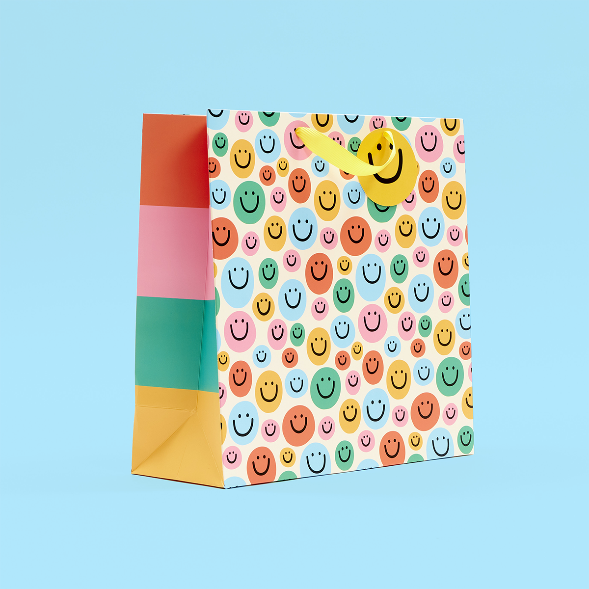 Jumbled Smiley Large Gift Bag – Scribbler Cards & Gifts